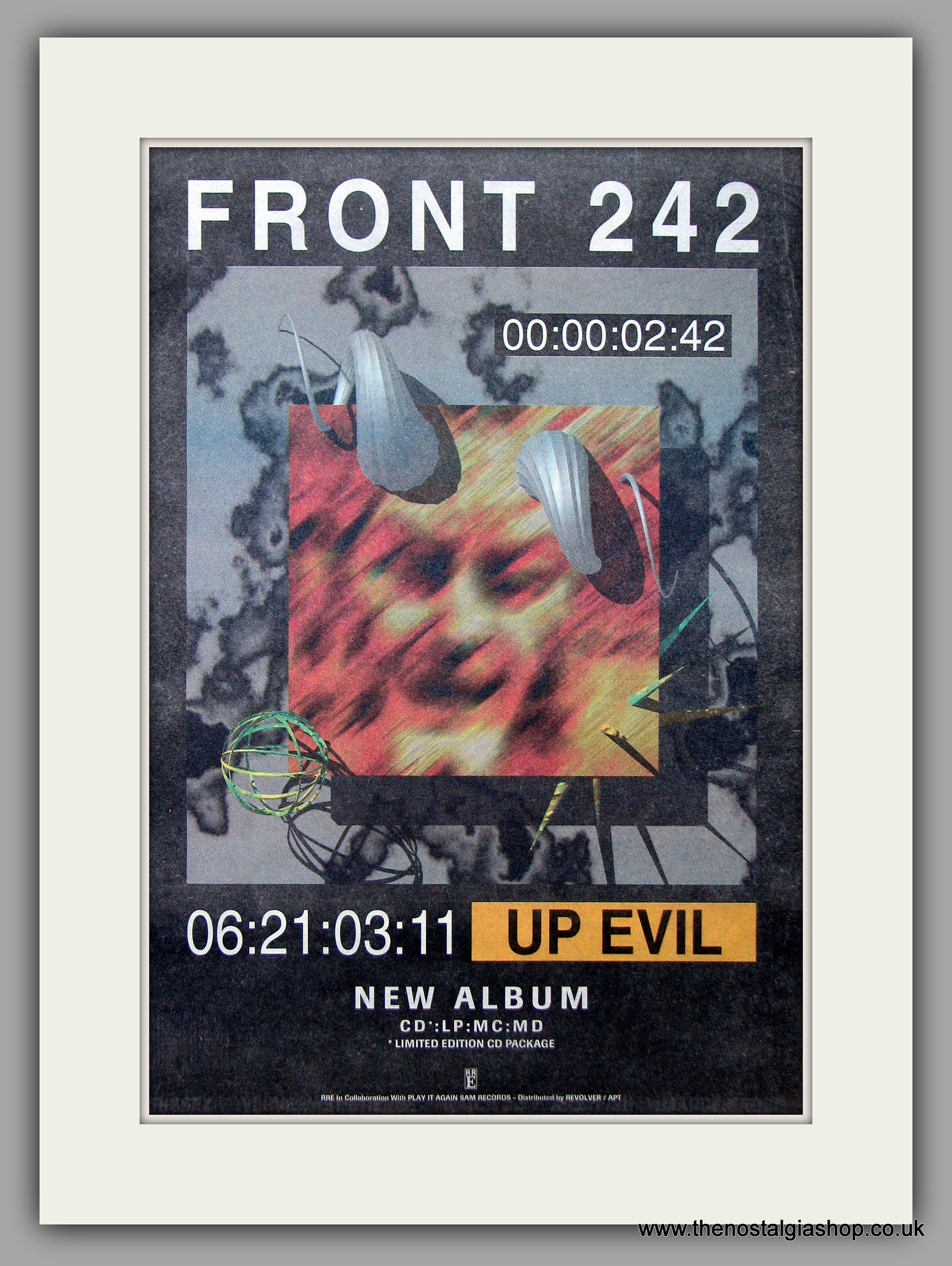 Front 242 - Up Evil. Original Vintage Advert 1993 (ref AD10757) – The ...