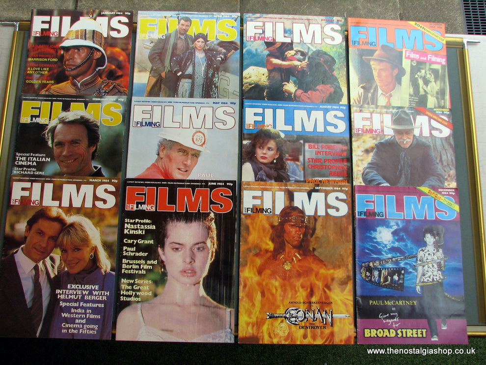 Films And Filming Magazines 1984. Full year 12 issues. (MC104) – The ...