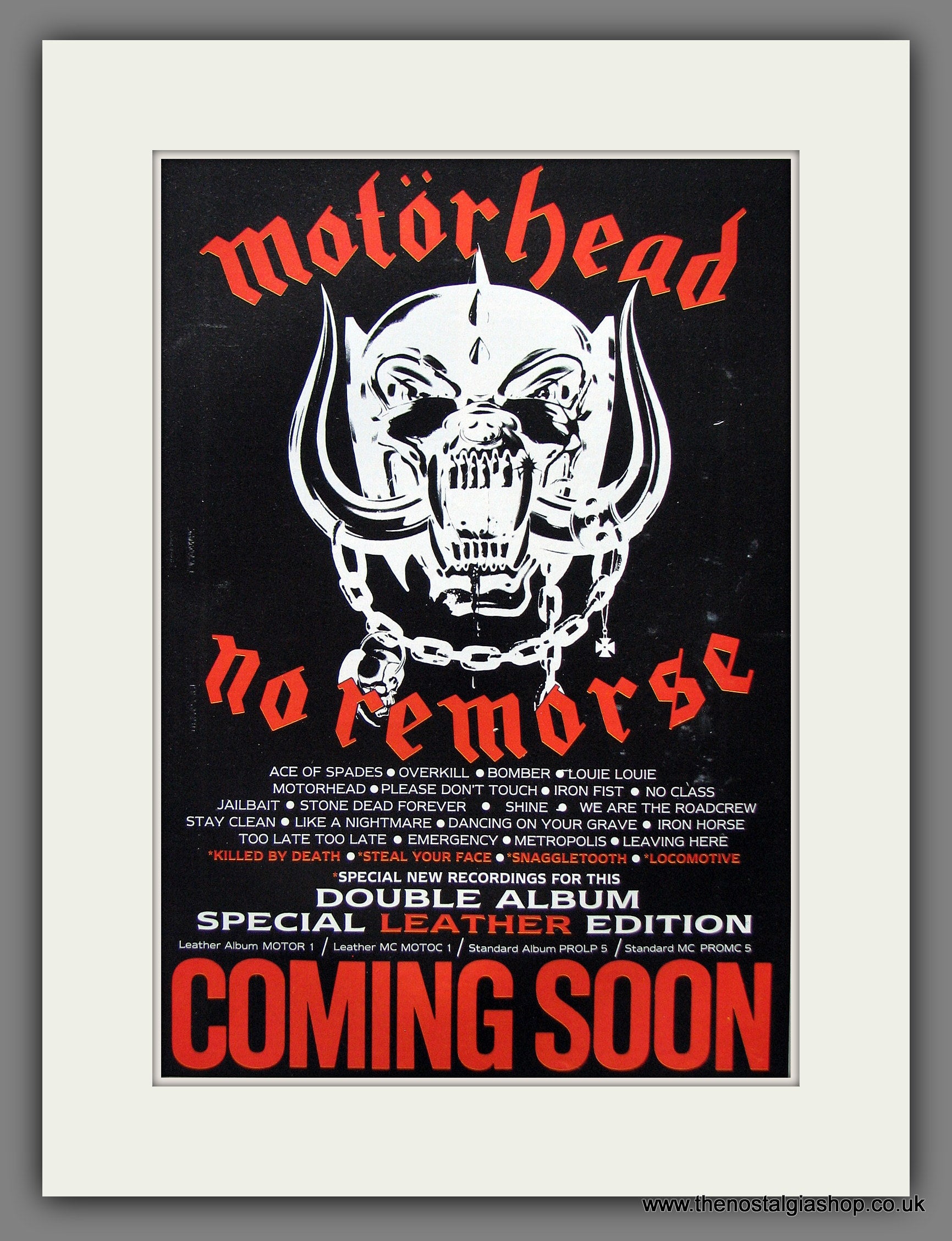 Motorhead No Remorse Cover Album