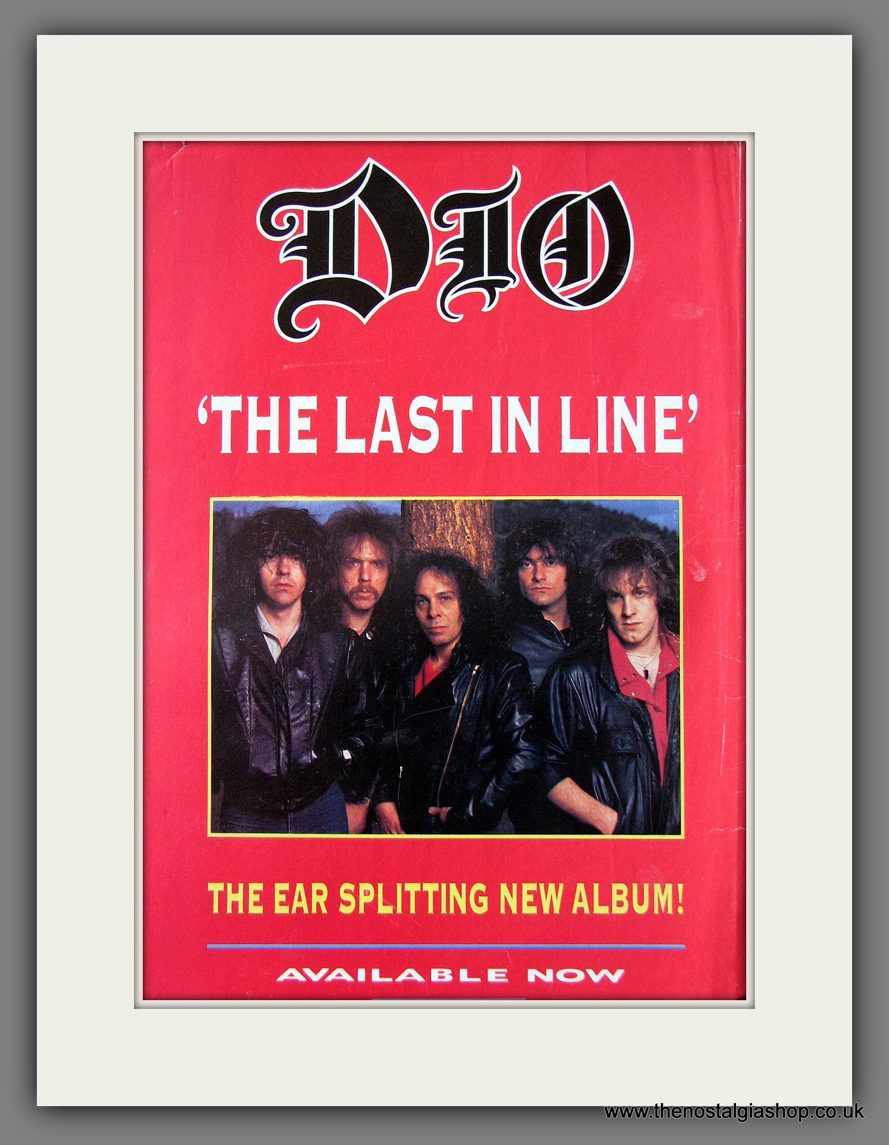 Dio. The Last In Line. Original Music Advert 1984 (ref AD55518) – The ...