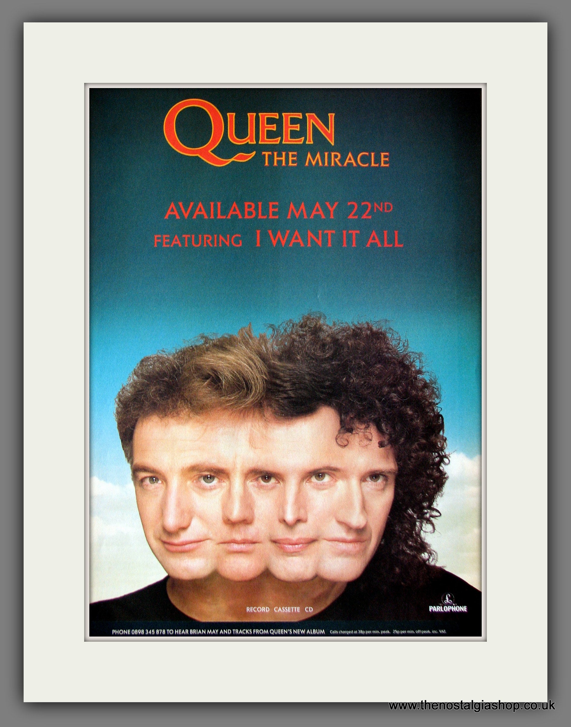Queen. The Miracle. 1989 Original Advert (ref AD55642) – The Nostalgia Shop