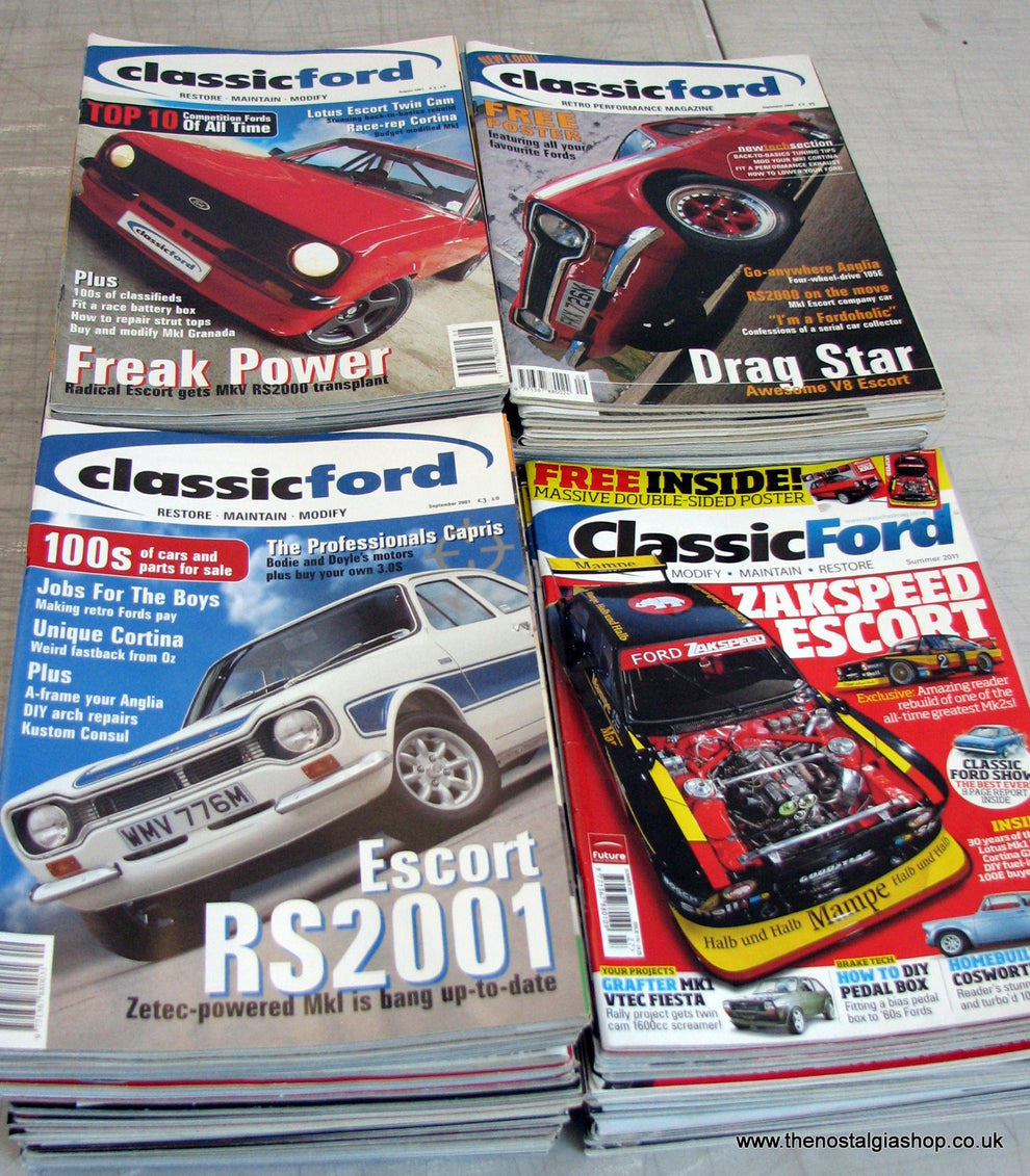 Classic Ford Magazines. Job Lot. 1990's - 2000's. 90 issues. – The ...