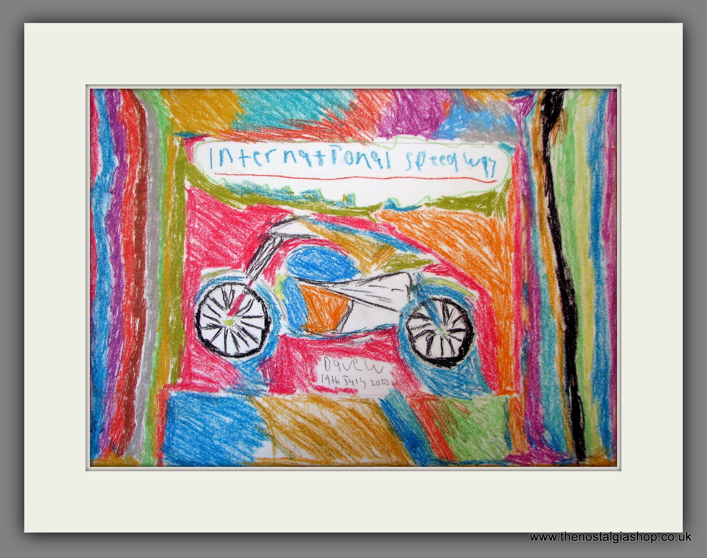 International Speedway. Original Art in Pastels. By My Son David. 2020 ...