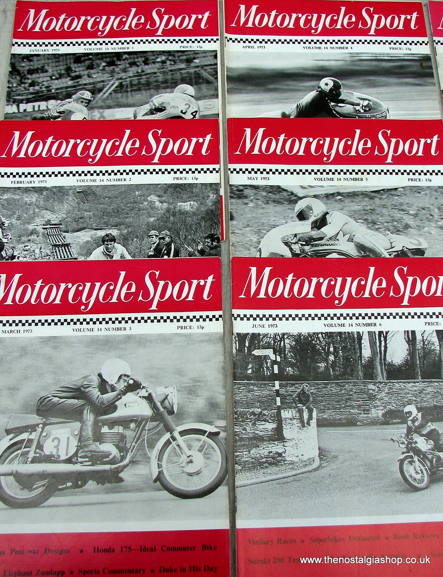 Motorcycle Sport Magazines 1973. Full year 12 issues. (M177) – The ...