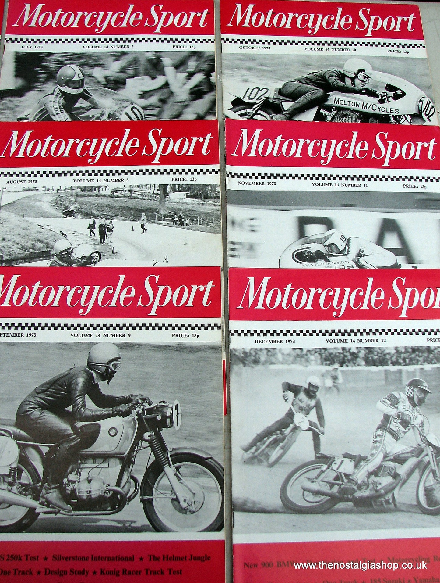 Motorcycle Sport Magazines 1973. Full year 12 issues. (M177) – The ...