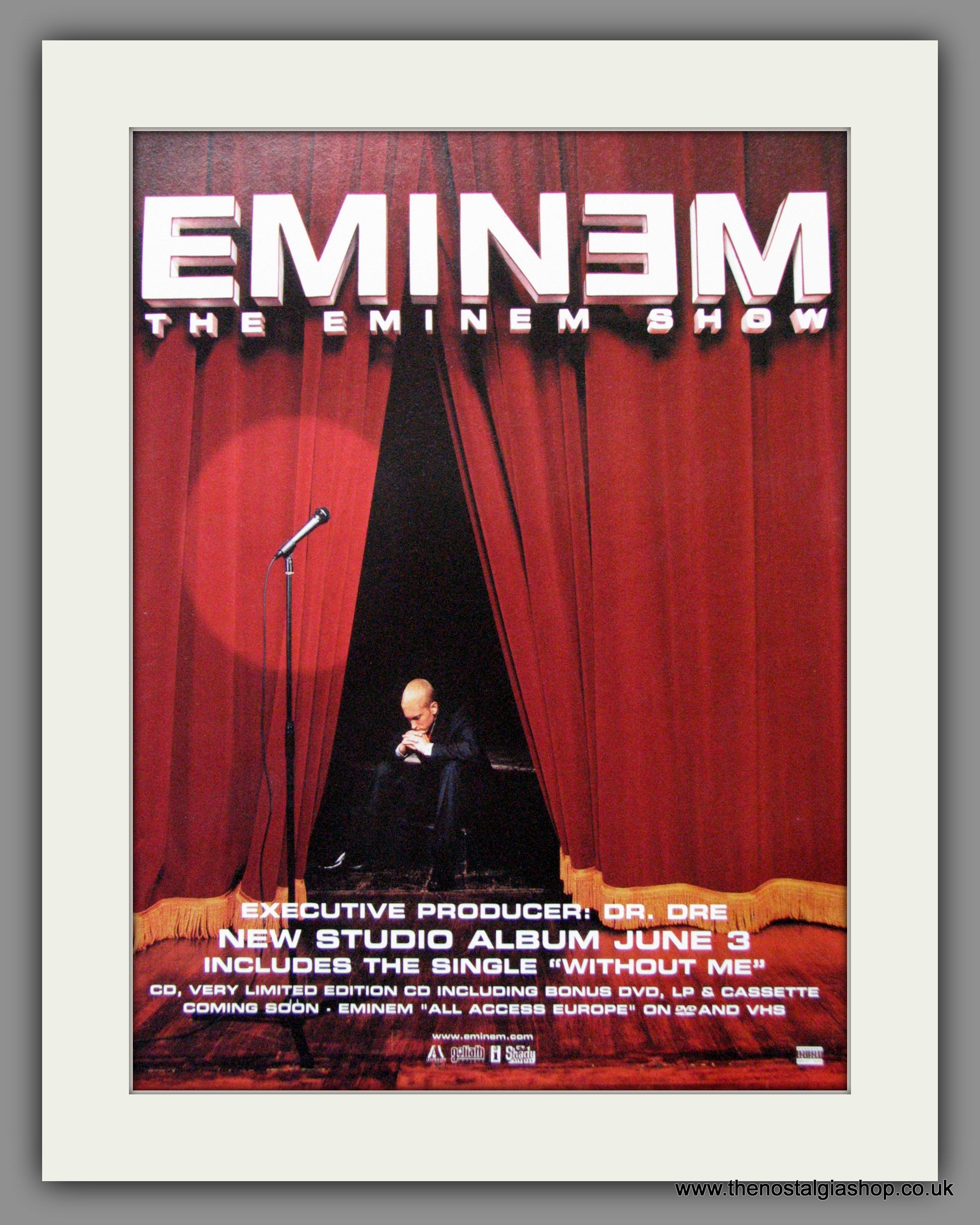 Eminem. The Eminem Show. Original Advert 2002 (ref AD50239) – The ...