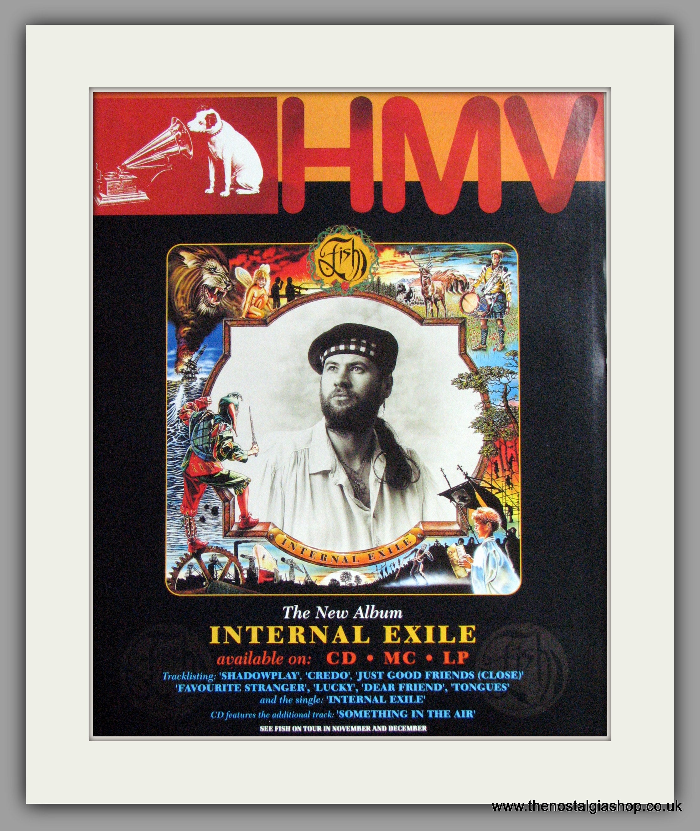 Fish - Internal Exile HMV. Original Advert 1991 (ref AD50284) – The ...