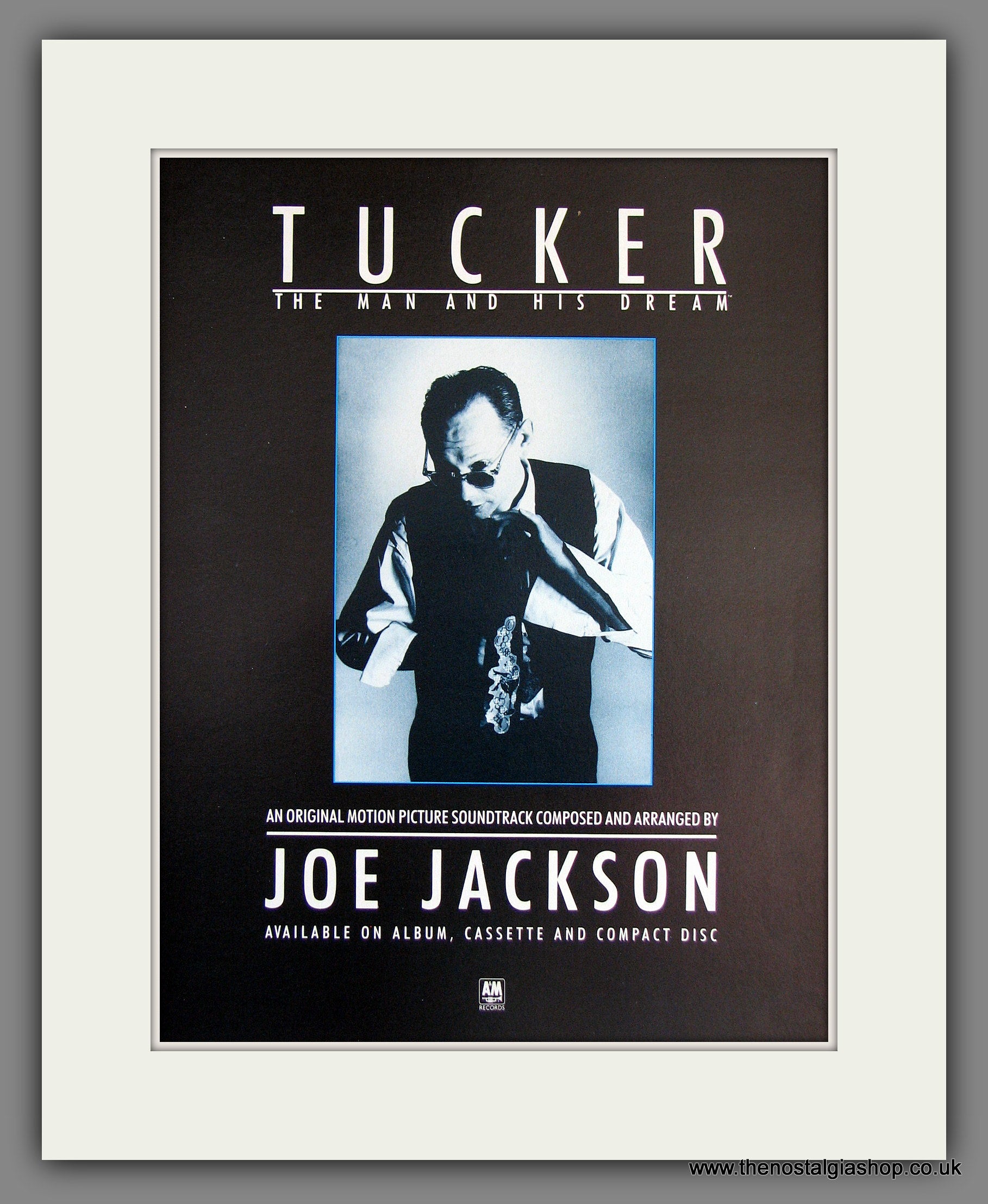 Joe Jackson. Tucker. Vintage Advert 1988 (ref AD55682) – The Nostalgia Shop