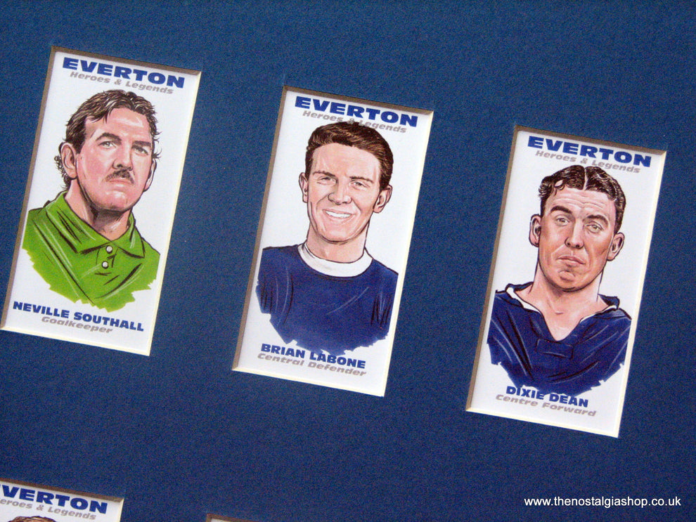 Everton Legends. Football Card Set – The Nostalgia Shop