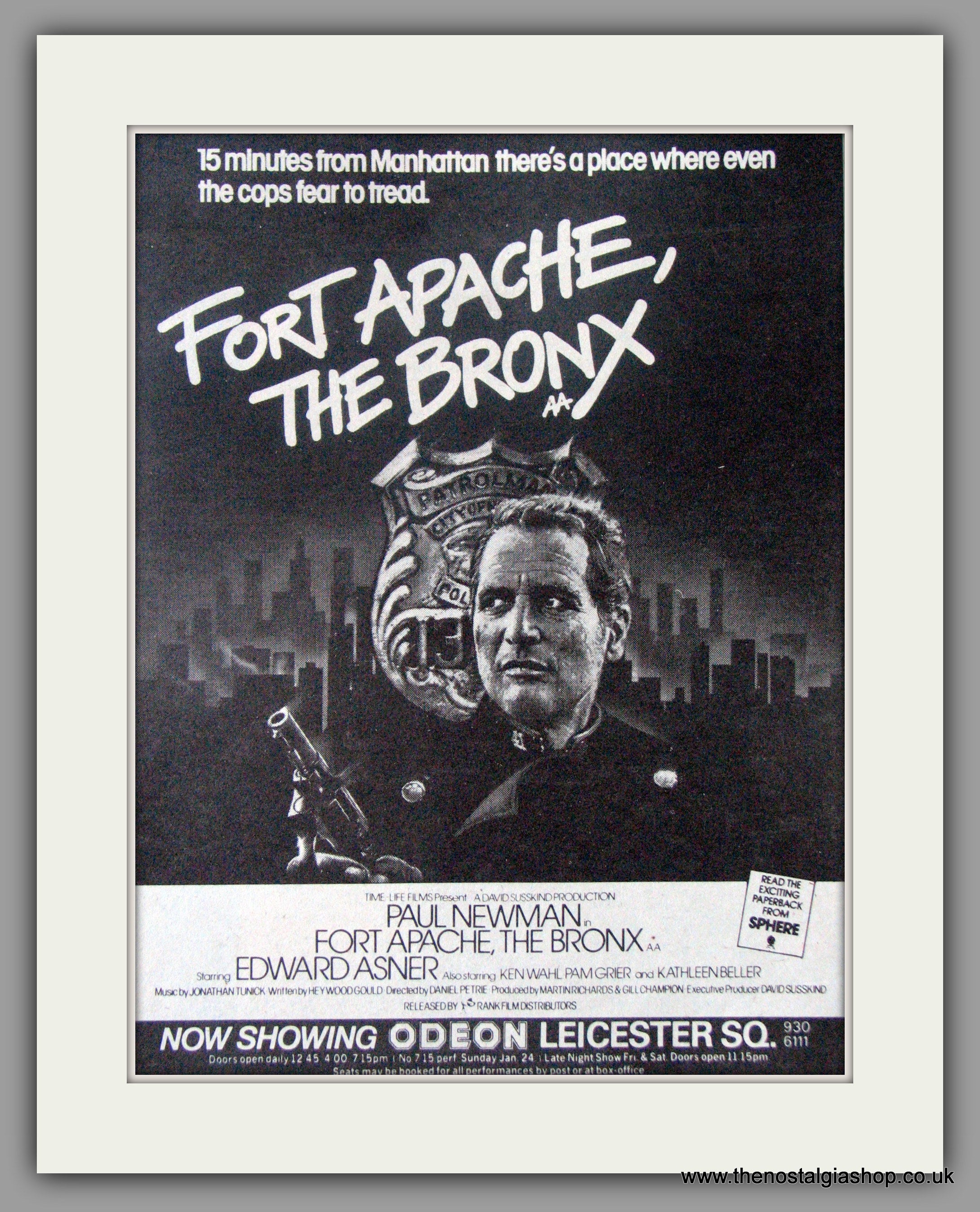 Fort Apache, The Bronx. Vintage Advert 1982 (ref AD50327) – The ...