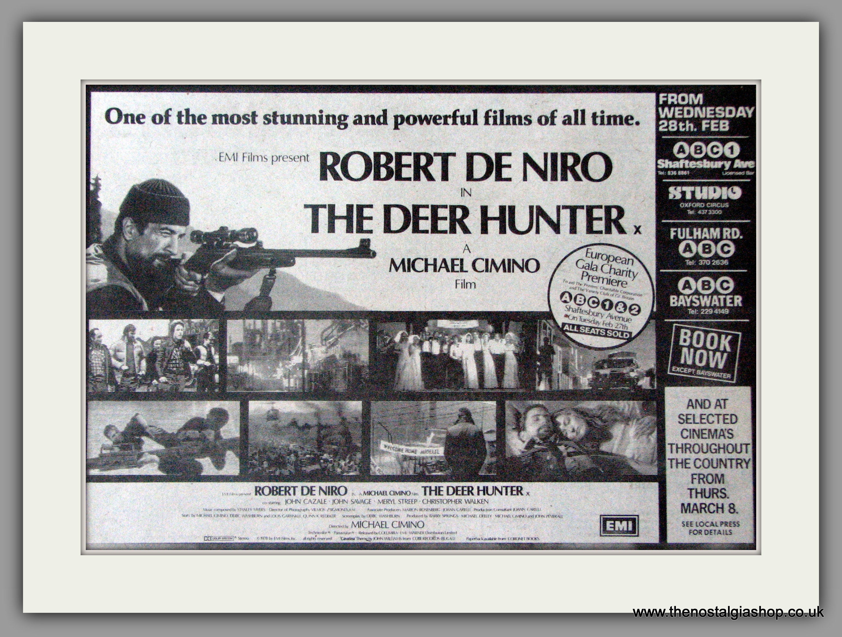 Deer Hunter (The). Vintage Advert 1979 (ref AD50333) – The Nostalgia Shop