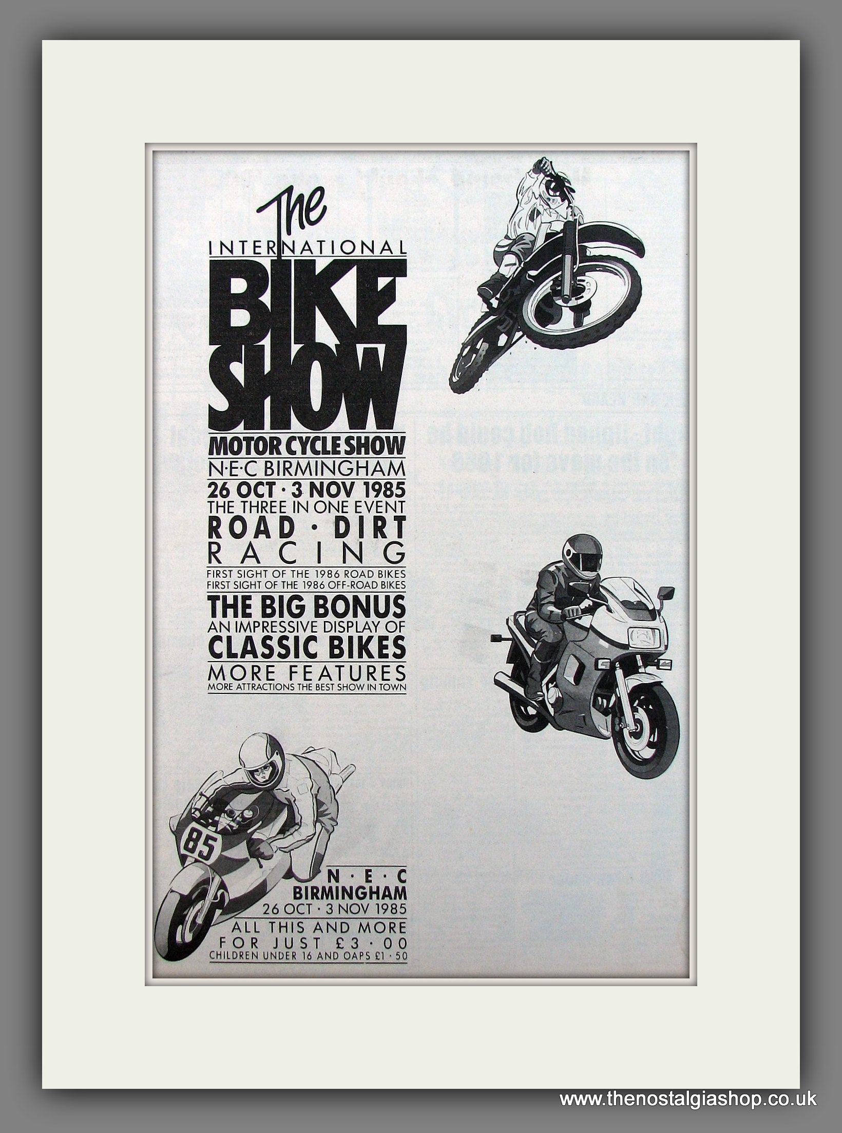 International Motorcycle Show '85. N.E.C. Original Advert 1985 (ref AD ...