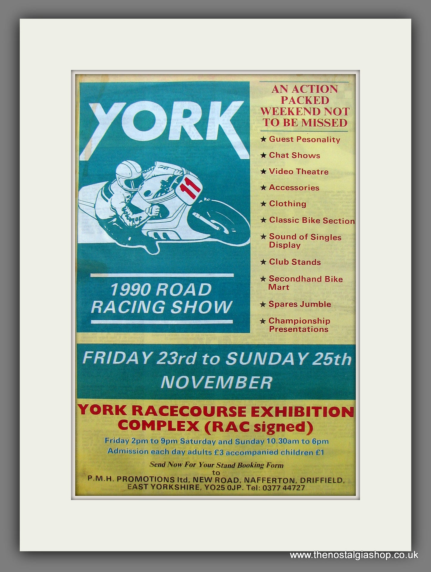 York Road Racing Show. Original Advert 1990 (ref AD12997) – The ...