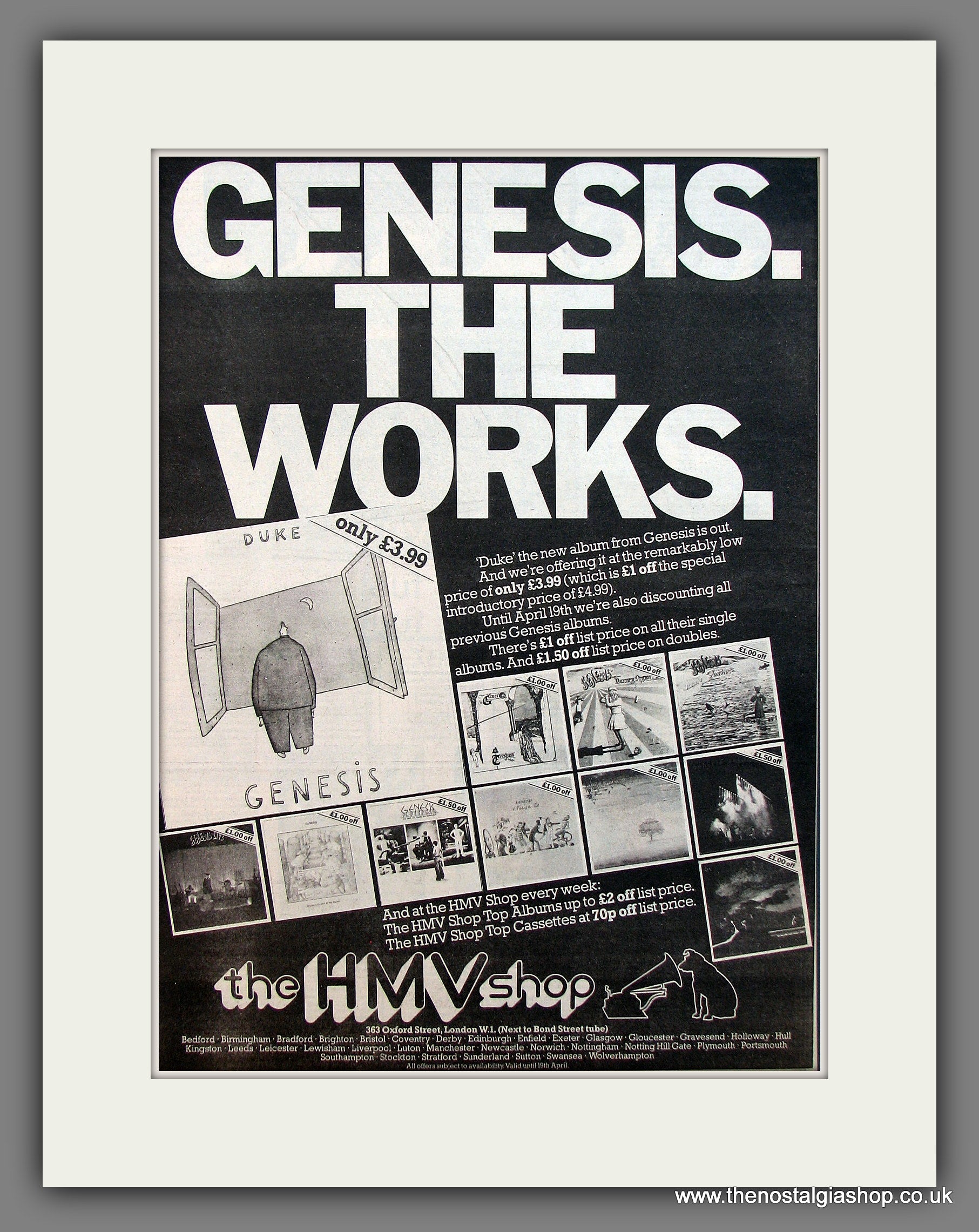 Genesis The Works. Original Vintage Advert 1980 (ref AD13211) – The ...