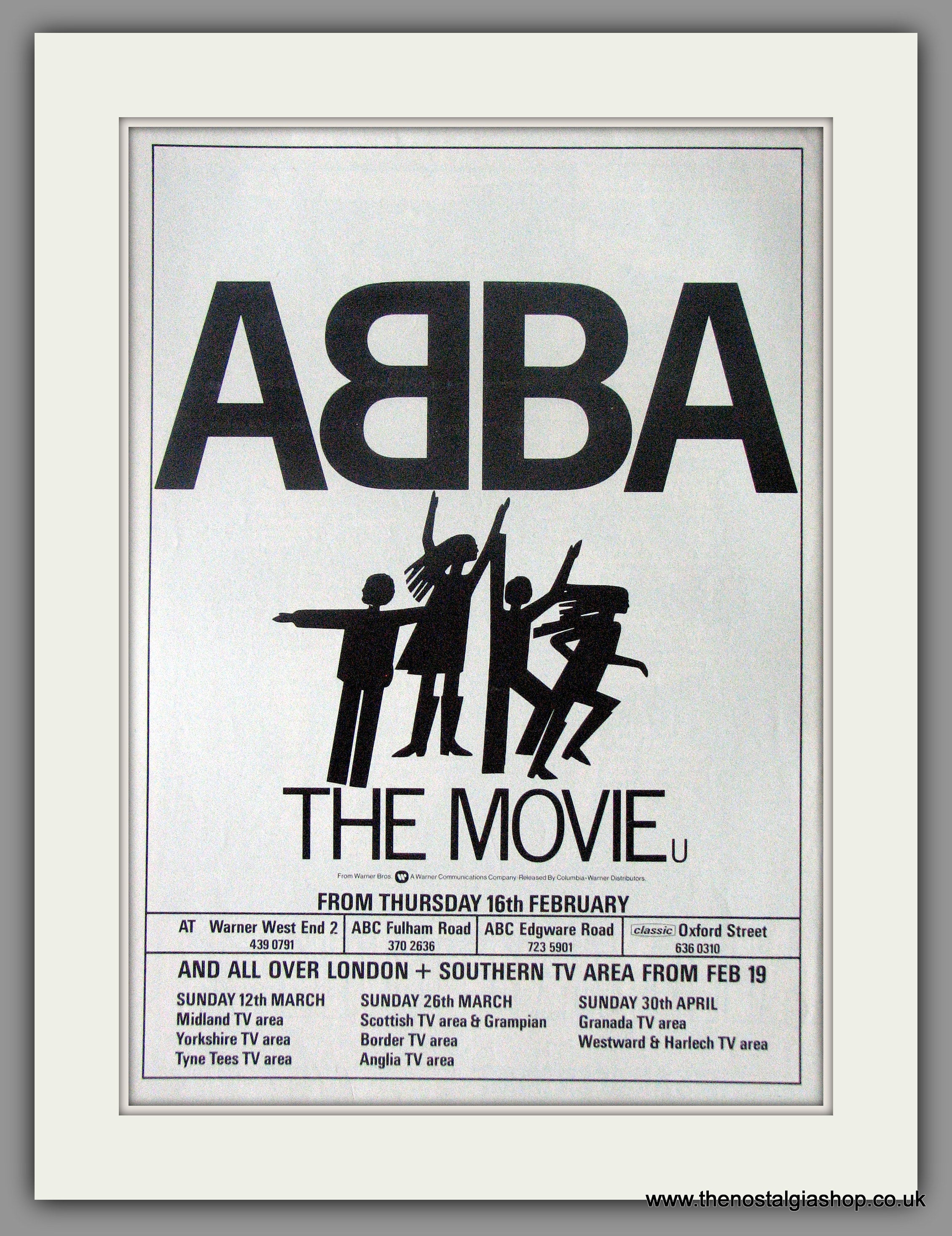 Abba The Movie. Original advert 1978 (ref AD50504) – The Nostalgia Shop