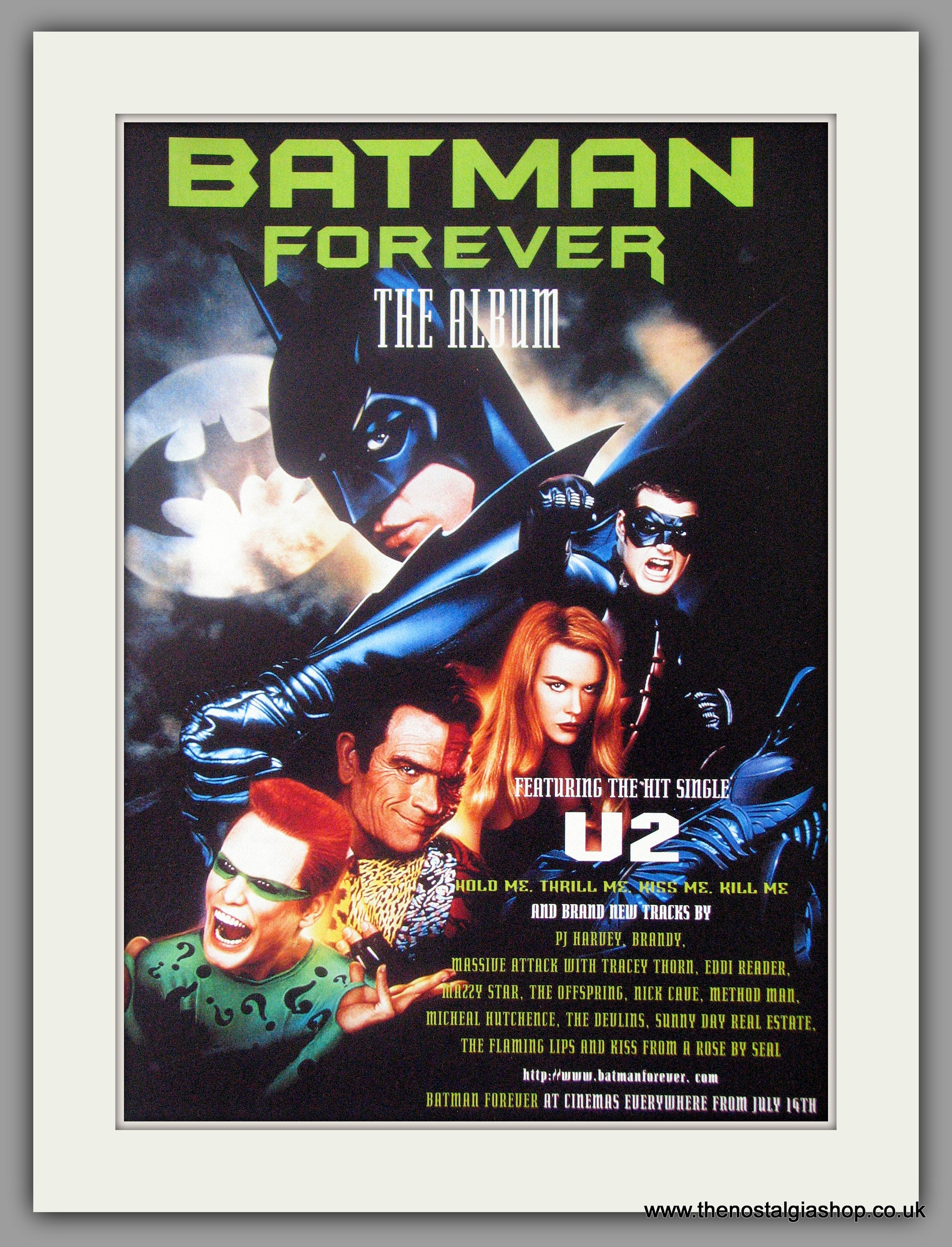 Batman Forever The Album. Original Advert 1995 (ref AD50566) – The ...
