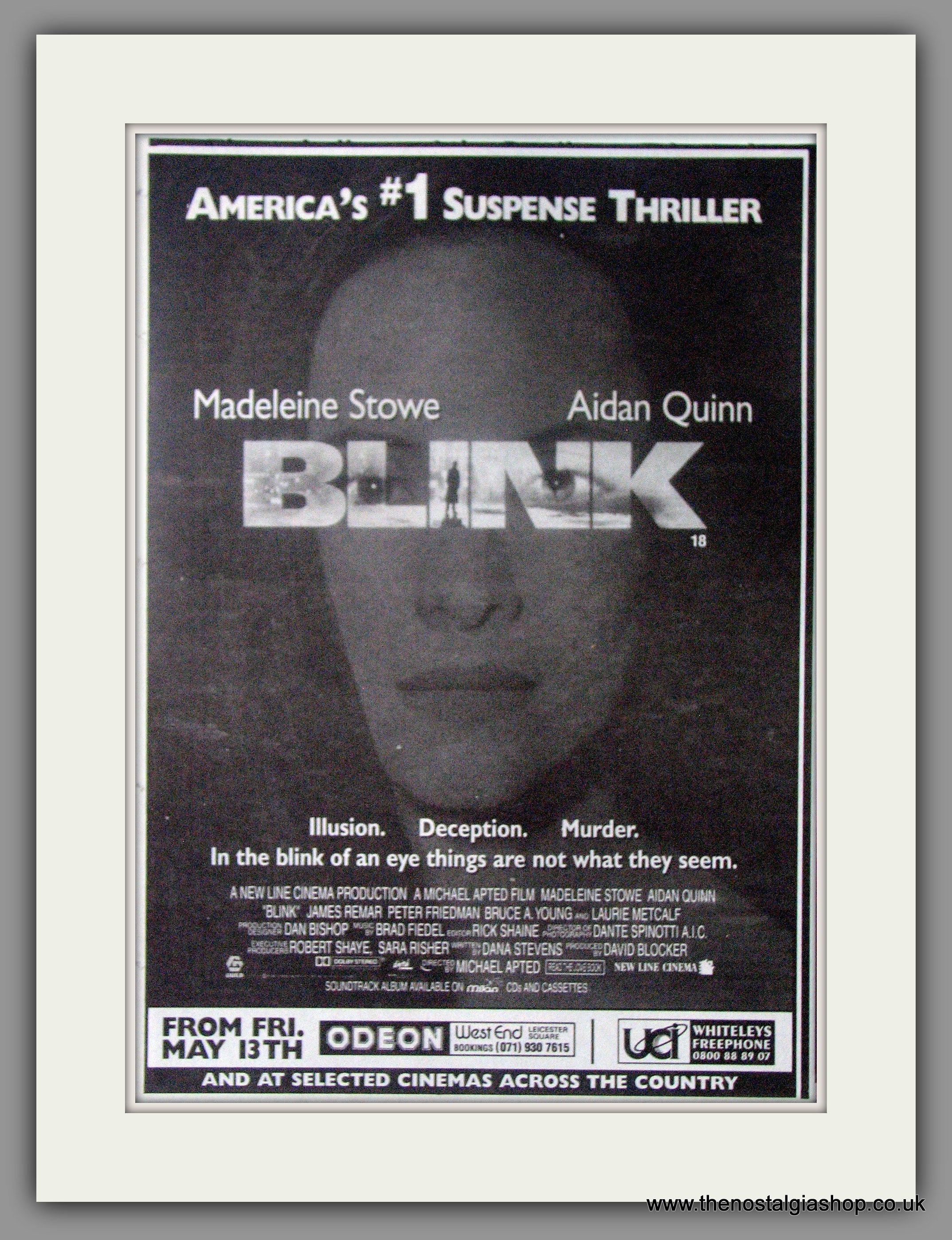 Blink. Original Advert 1994 (ref AD50591) – The Nostalgia Shop