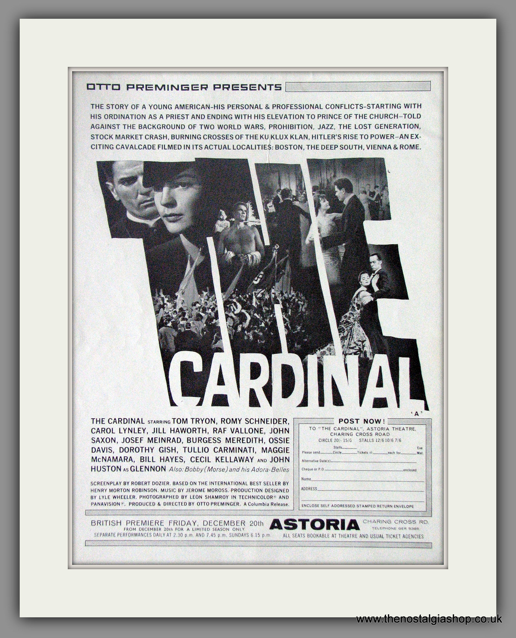 Cardinal (The). Original Advert 1964 (ref AD50603) – The Nostalgia Shop