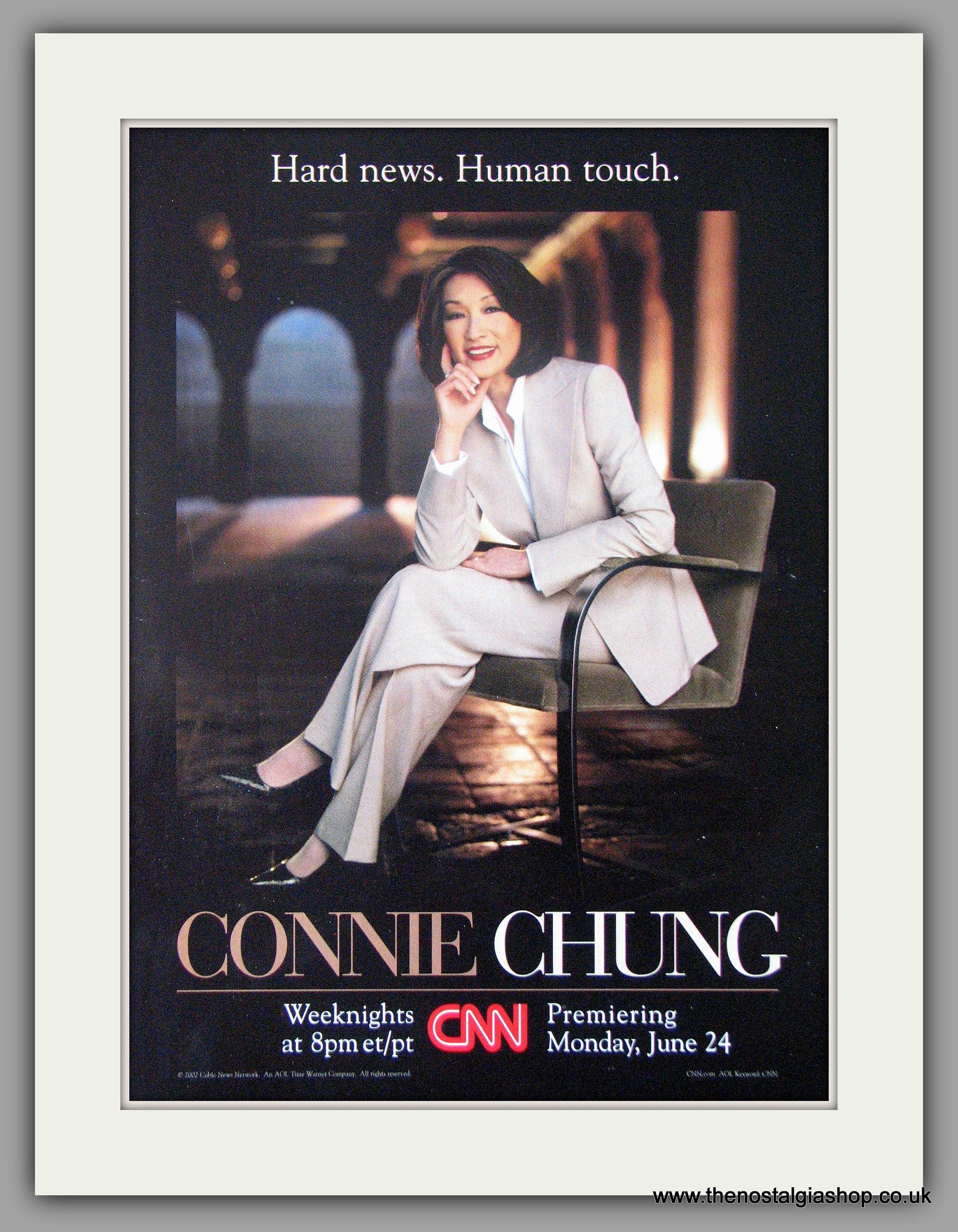 CNN Connie Chung. Original Advert 2002 (AD50638) – The Nostalgia Shop