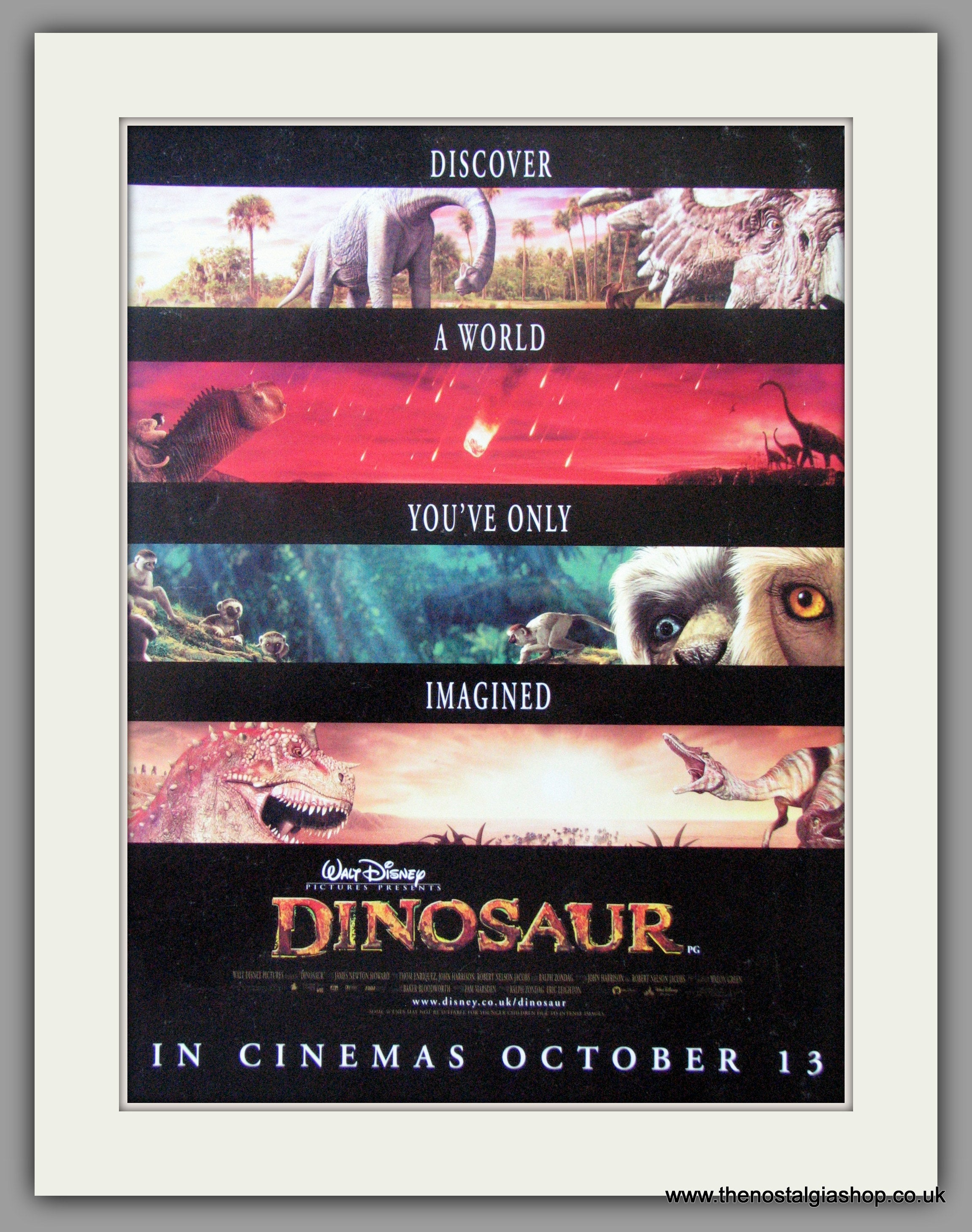 Dinosaur Walt Disney. Original advert 2000 (AD50668) – The Nostalgia Shop
