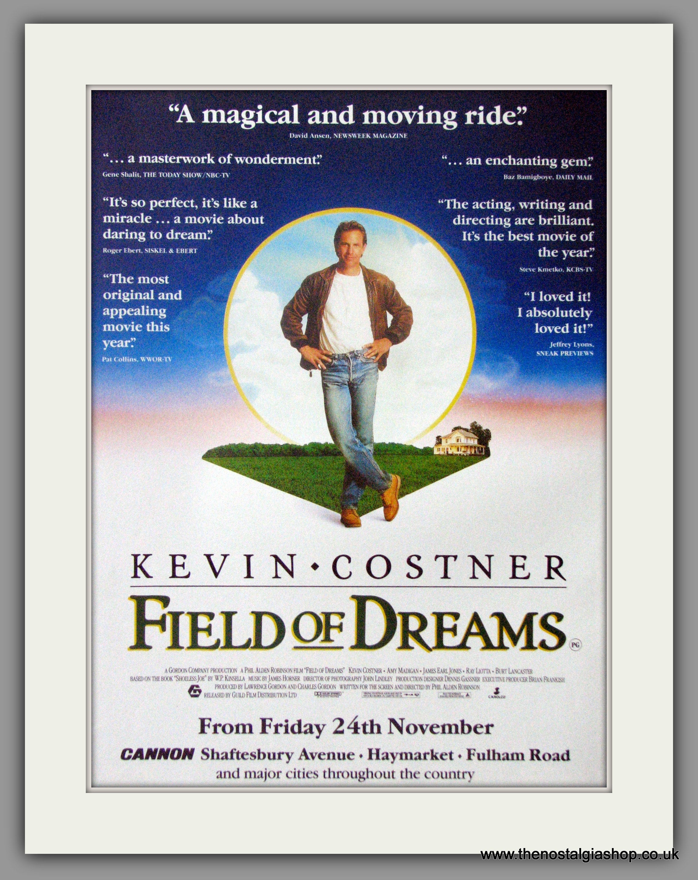 Field Of Dreams. Original Advert 1989 (AD50765) – The Nostalgia Shop