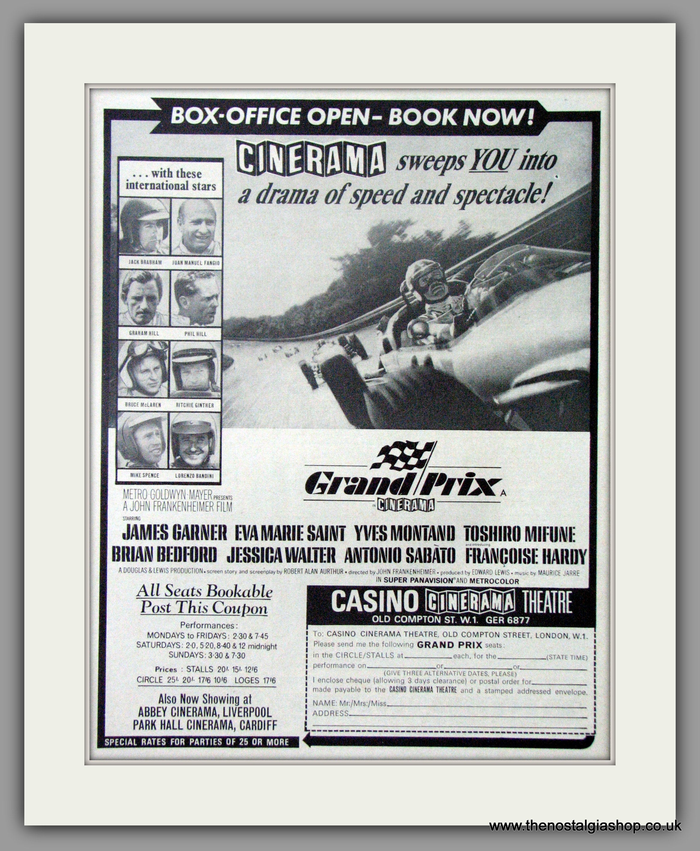 Grand Prix. Original Advert 1967 (ref AD50802) – The Nostalgia Shop