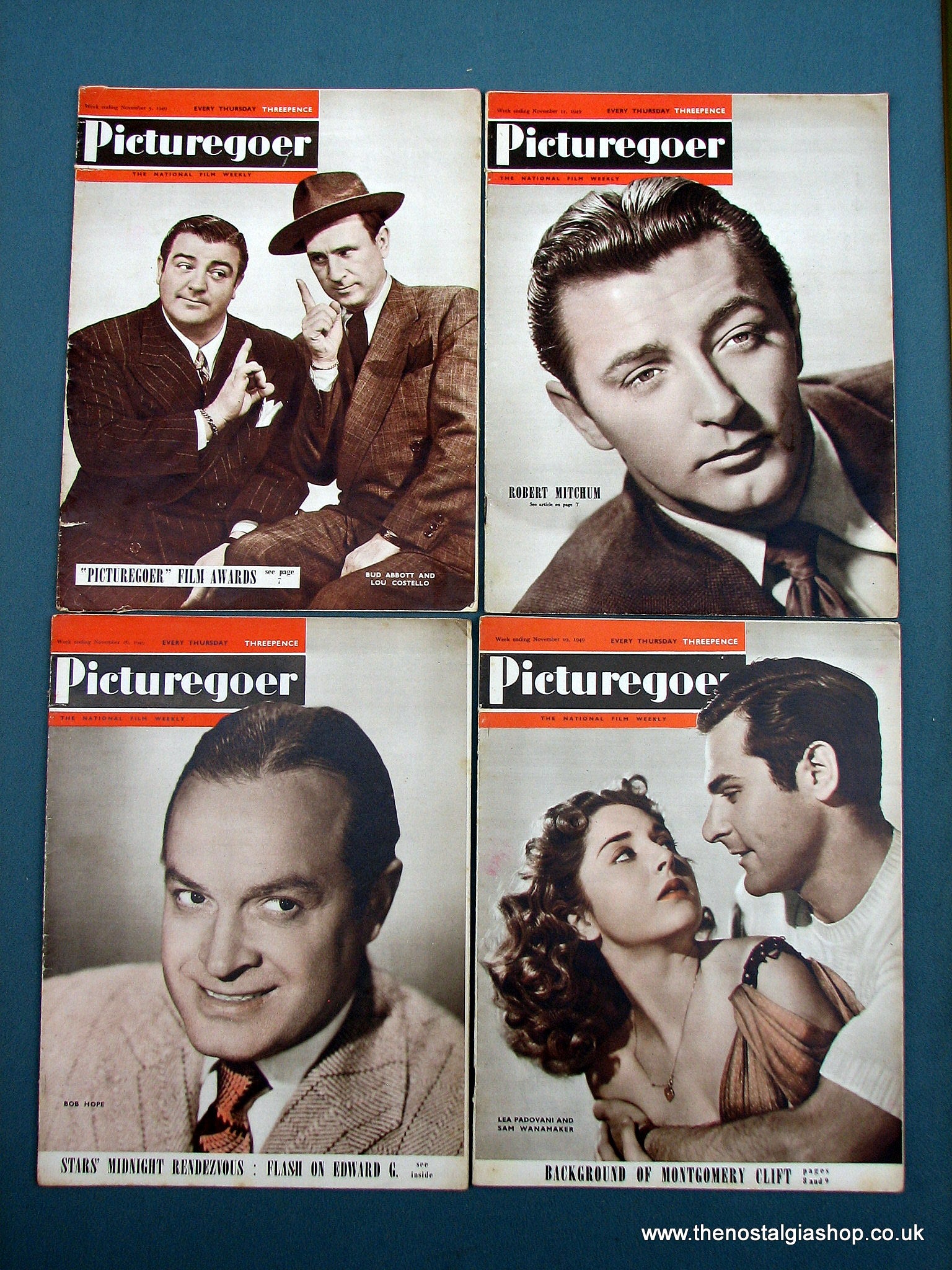 Picturegoer Magazine. Lot of 4 From 1949. (M202) – The Nostalgia Shop