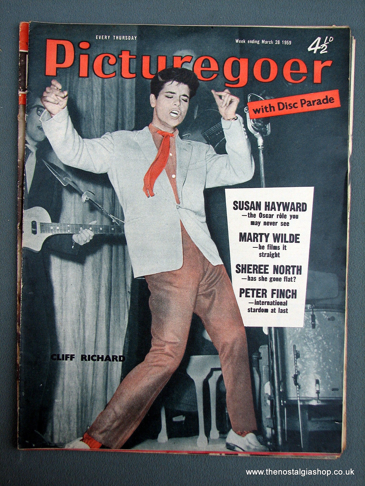 Cliff Richard. Picturegoer Magazine. March 1959. (M229) – The Nostalgia ...