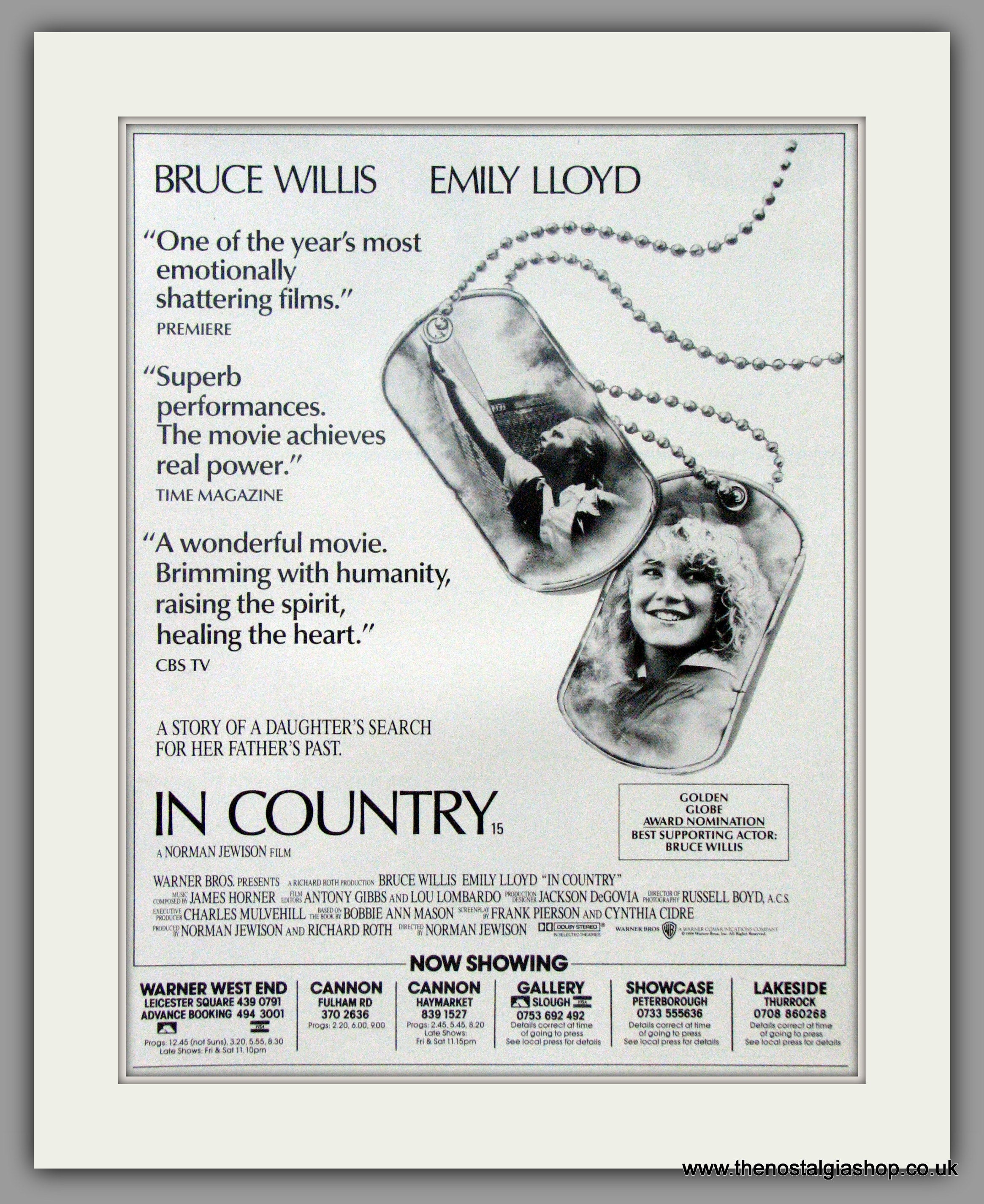 In Country. Original Advert 1990 (ref AD50906) – The Nostalgia Shop