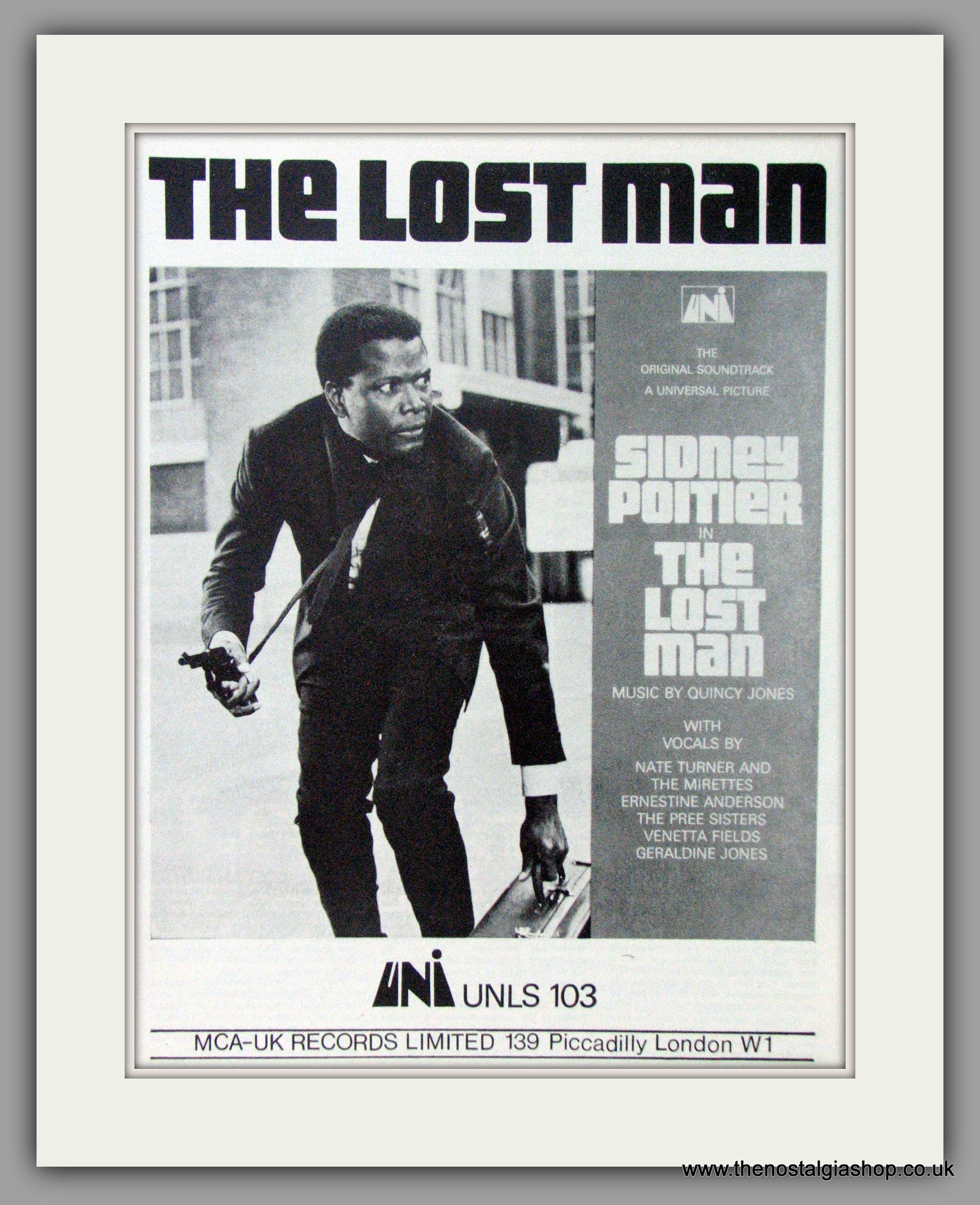 Lost Man (The). Original Advert 1969 (ref AD51054) – The Nostalgia Shop