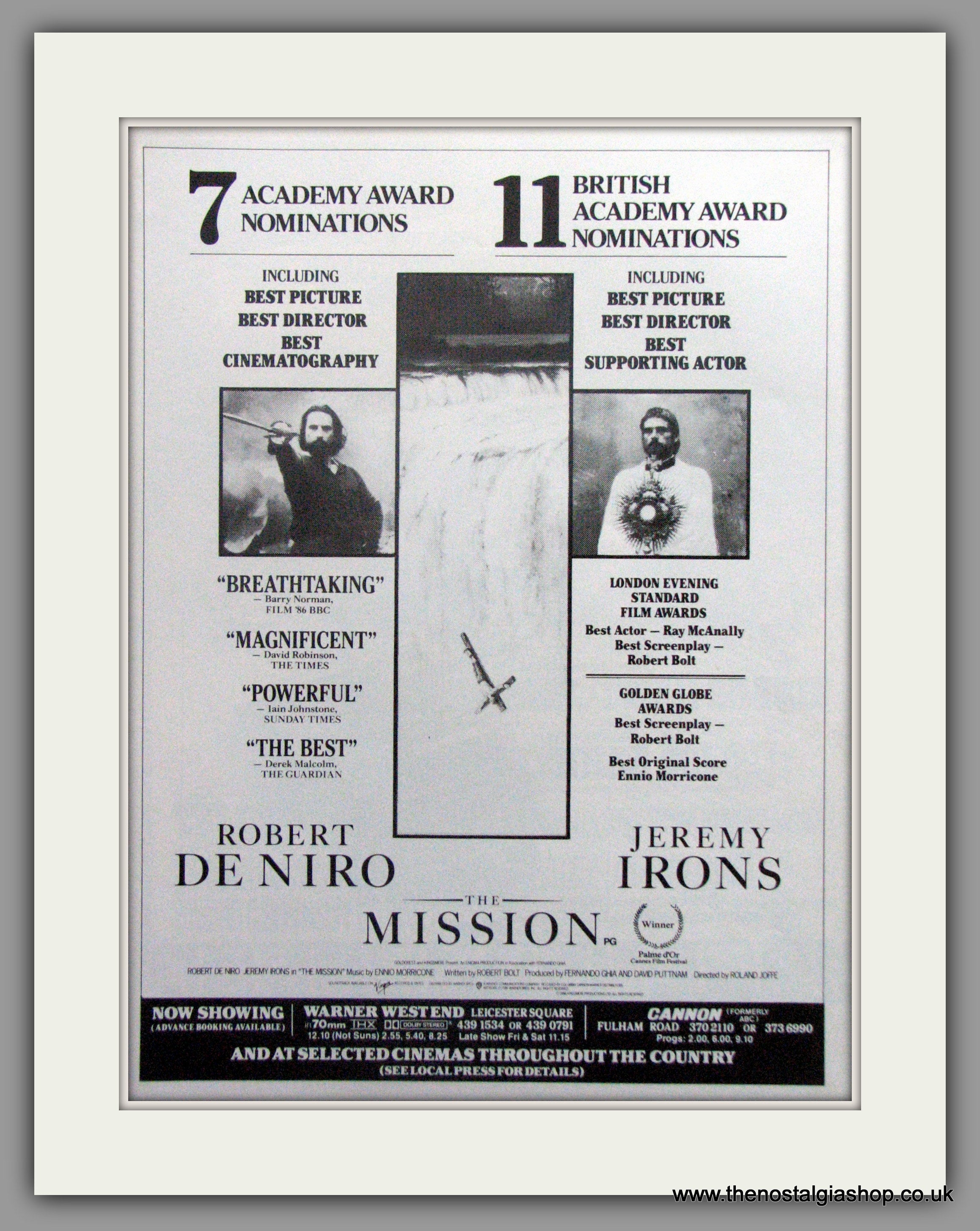 Mission (The). Vintage Advert 1987 (ref AD51197) – The Nostalgia Shop