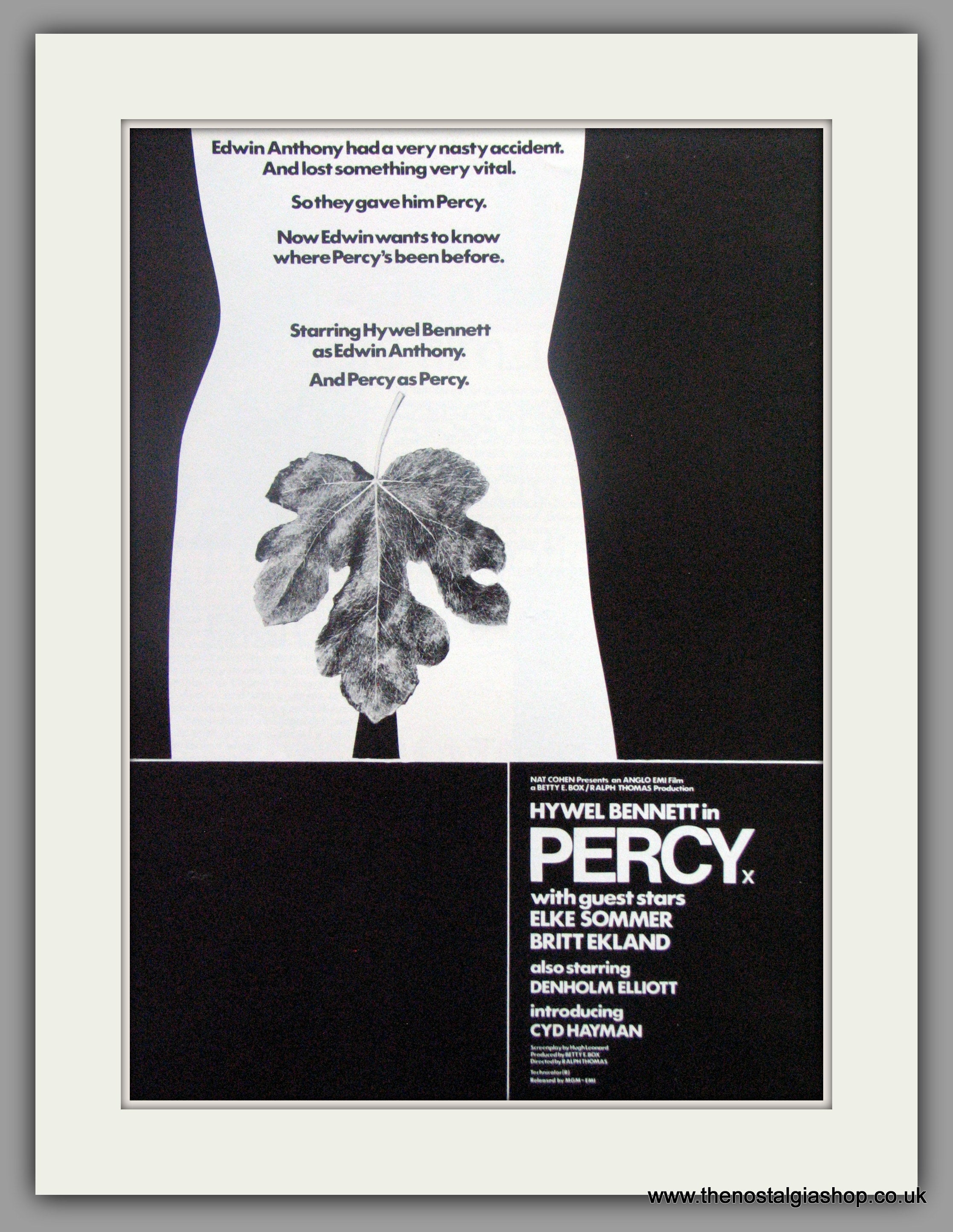 Percy. Original Advert 1971 (ref AD51390) – The Nostalgia Shop