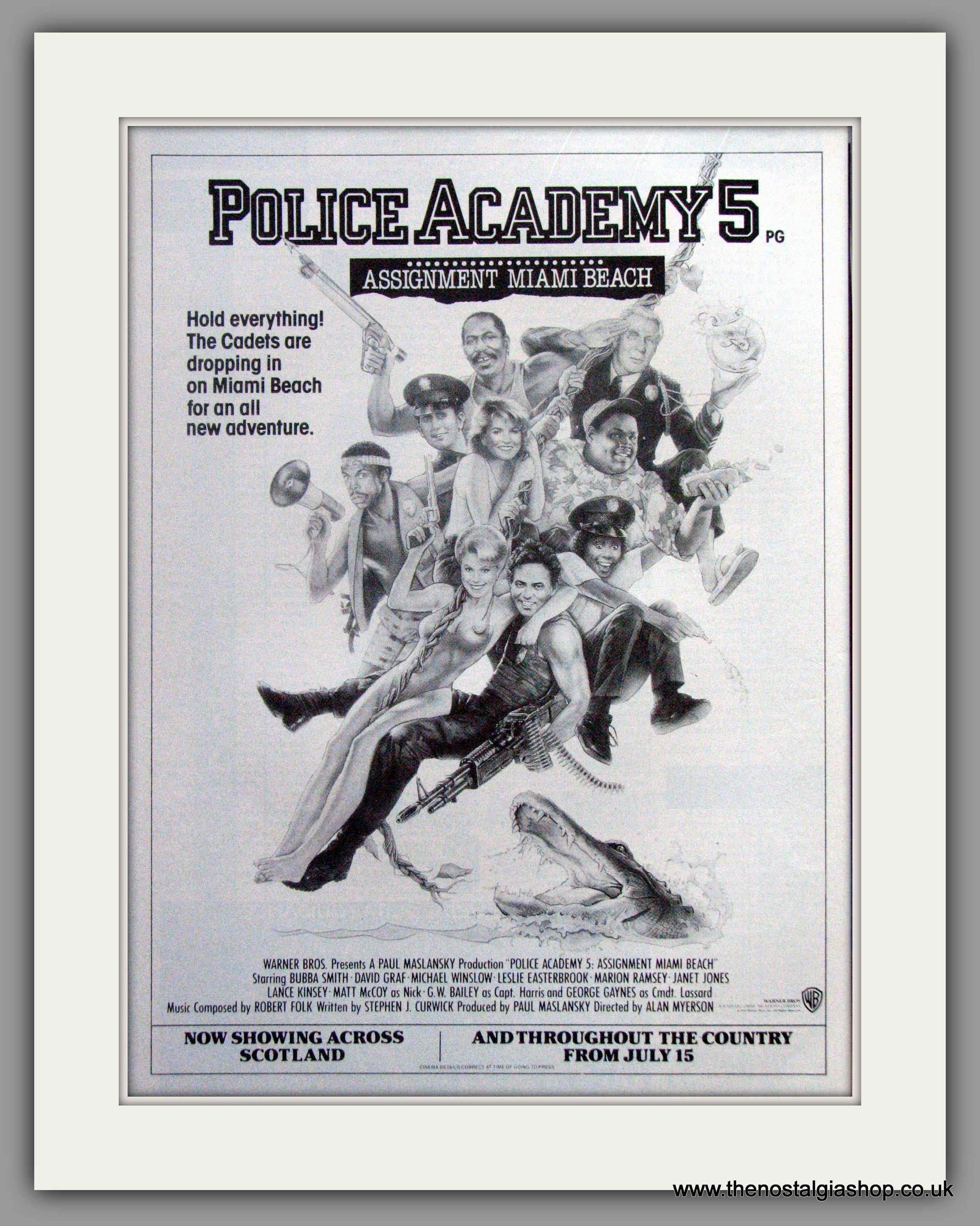 Police Academy 5. Original Advert 1988 (ref AD51409) – The Nostalgia Shop