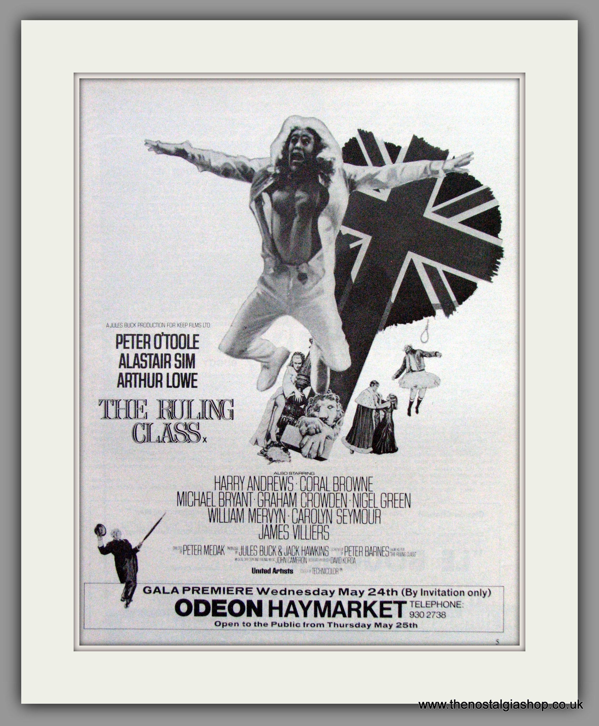 Ruling Class (The). Original Advert 1972 (ref AD51551) – The Nostalgia Shop