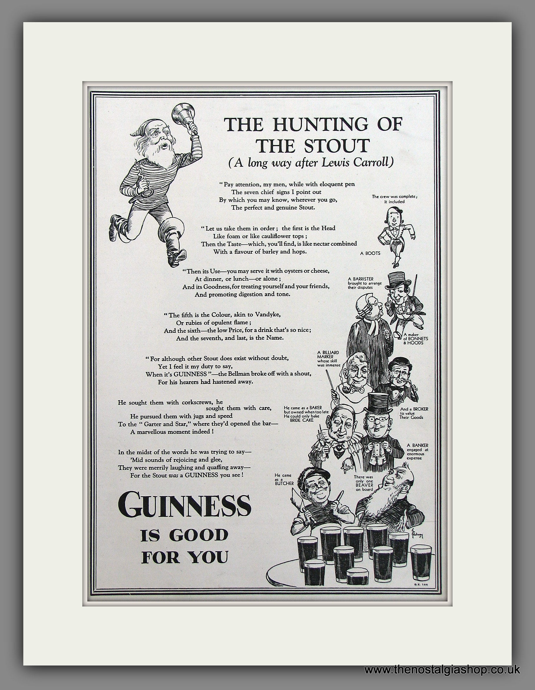 Guinness The Hunting Of The Stout. Original Advert 1931 (ref AD300097 ...