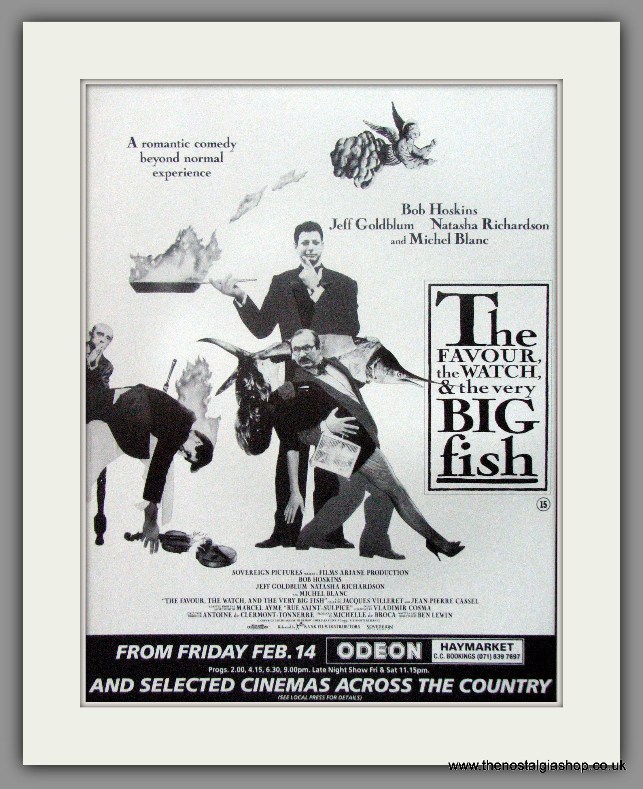 Favour The Watch & The Very Big Fish (The). Original Advert 1992 (ref ...