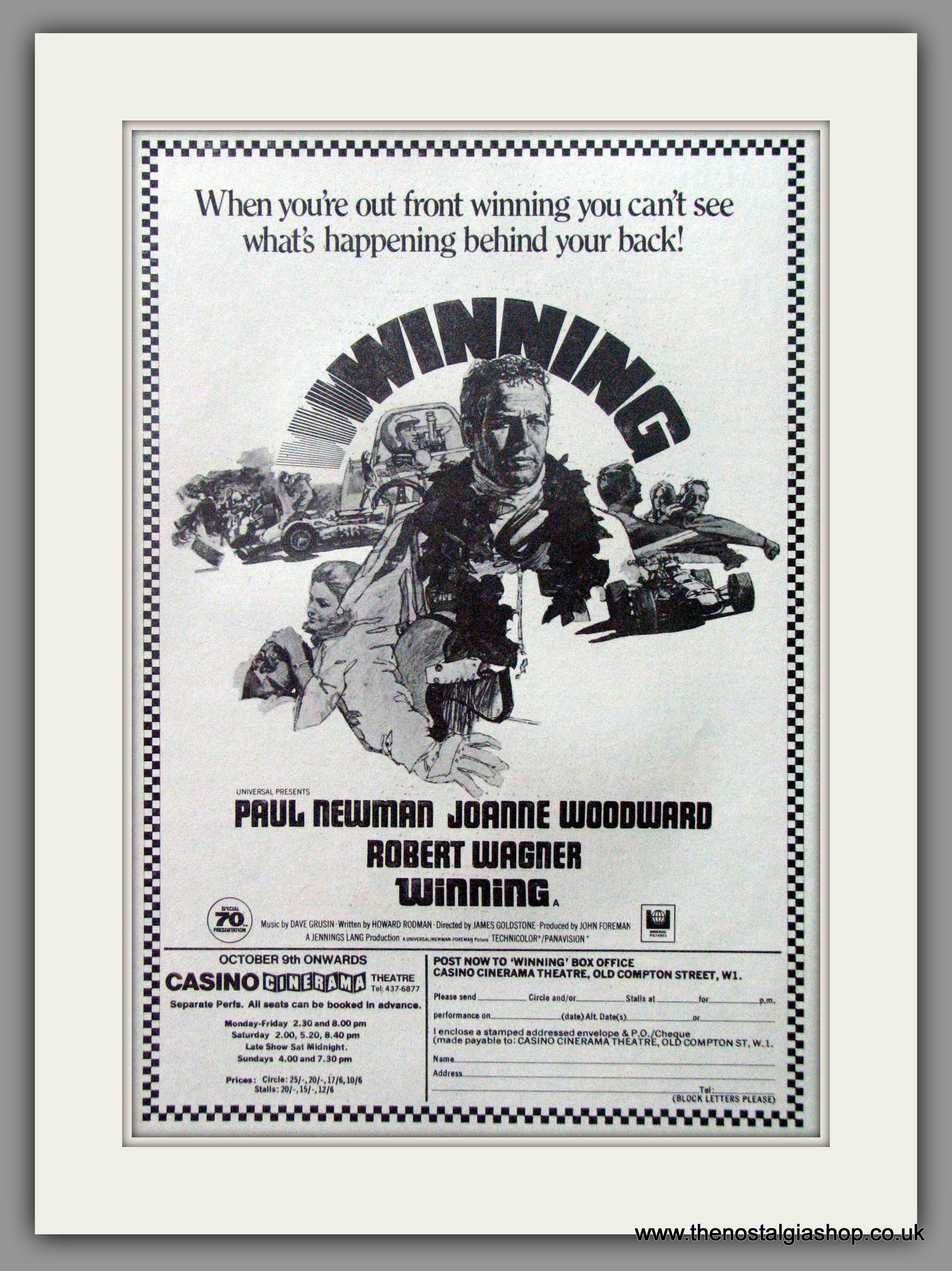 Winning. Original Advert 1969 (ref AD52120) – The Nostalgia Shop