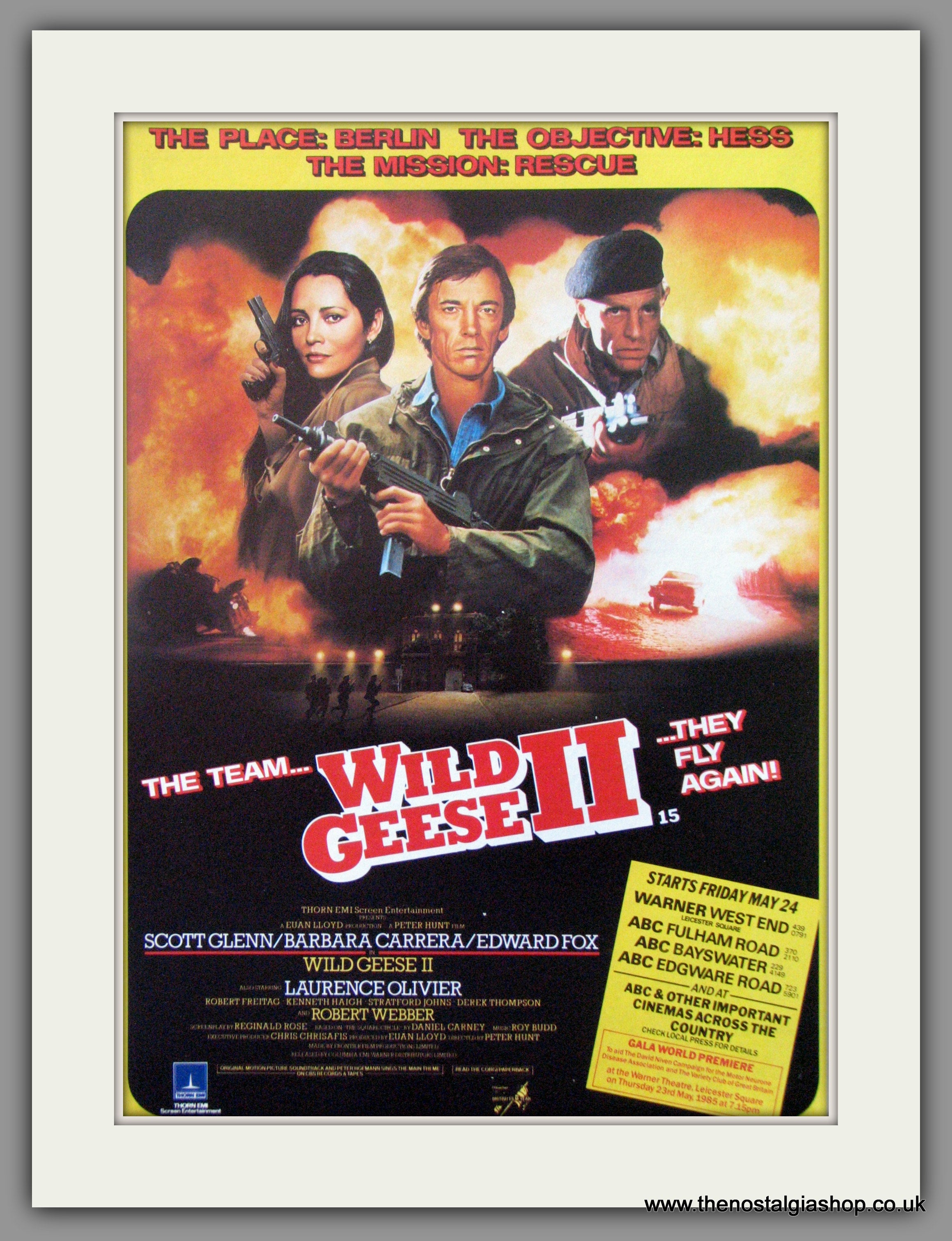 Wild Geese II. Original Advert 1985 (ref AD52121) – The Nostalgia Shop