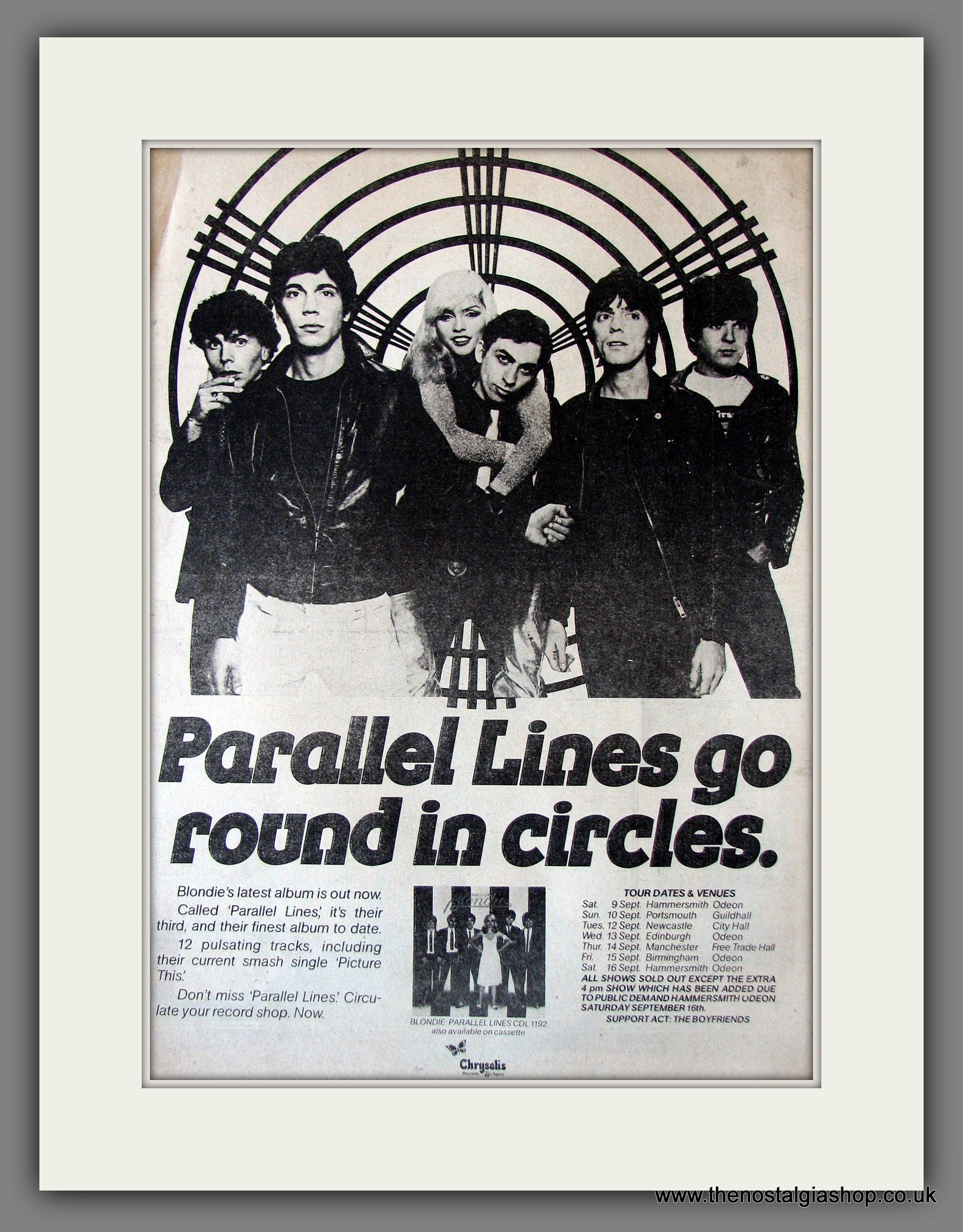 Blondie Parallel Lines BLONDIE PARALLEL LINES CD ALBUM NEW WAVE