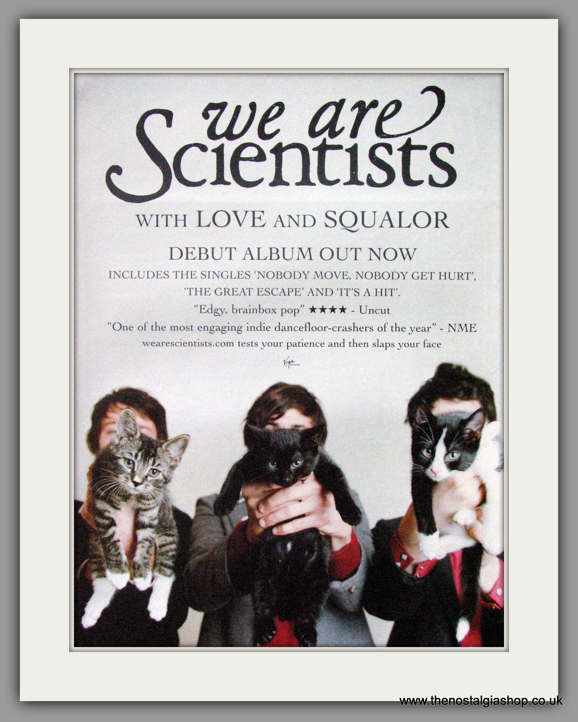 We Are Scientists. With Love And Squalor. 2006 Original Advert (ref AD ...