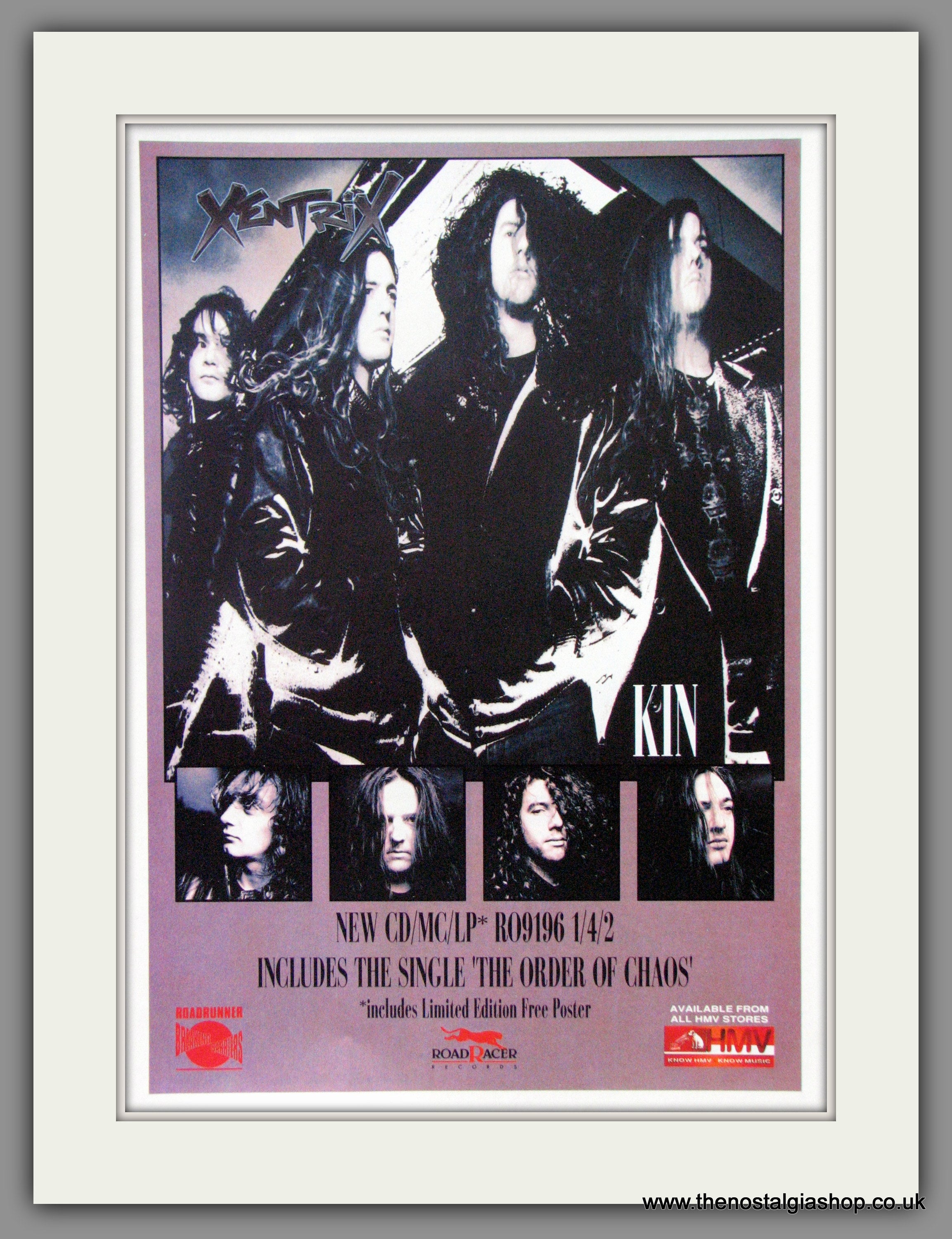 Xentrix. Kin. 1992 Original Advert (ref AD51494) – The Nostalgia Shop