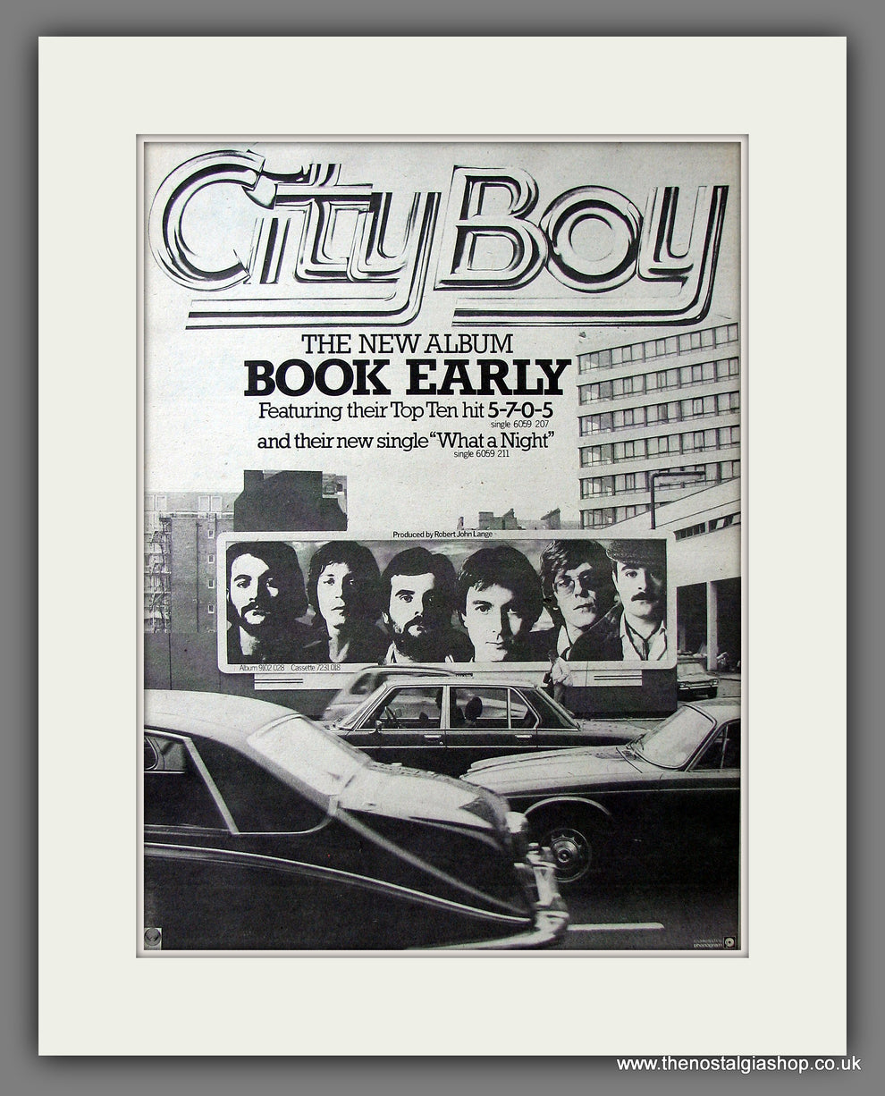 City Boy Book Early. Original Advert 1978 (ref AD13652) – The Nostalgia ...