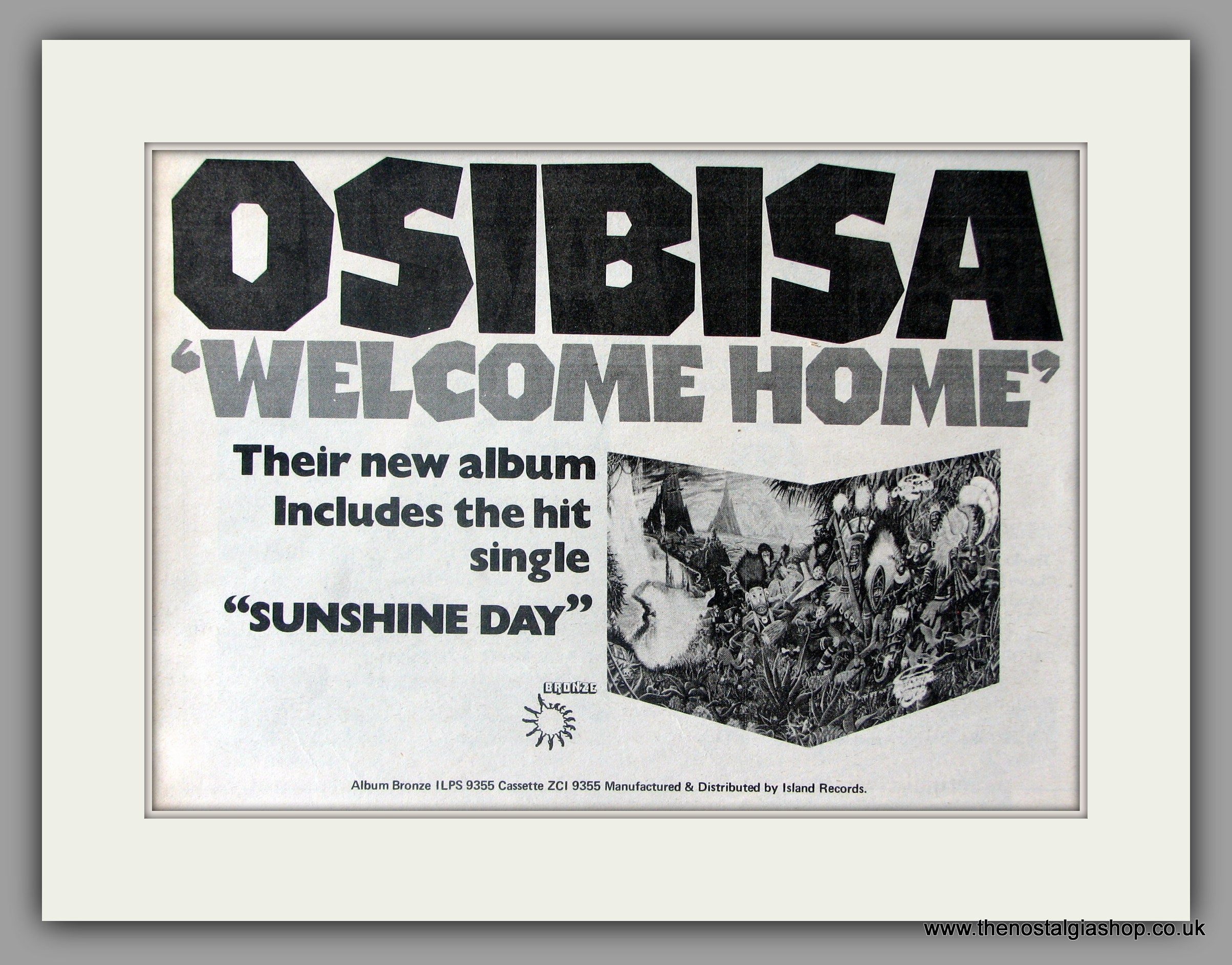 Osibisa. Welcome Home. Vintage Advert 1974 (ref AD51089) – The ...