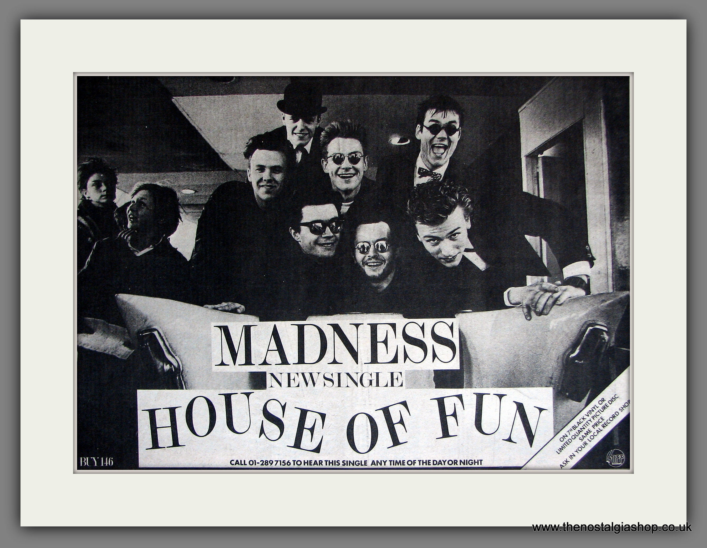 Madness. House Of Fun. 1982 Original Advert (ref AD13814) – The ...