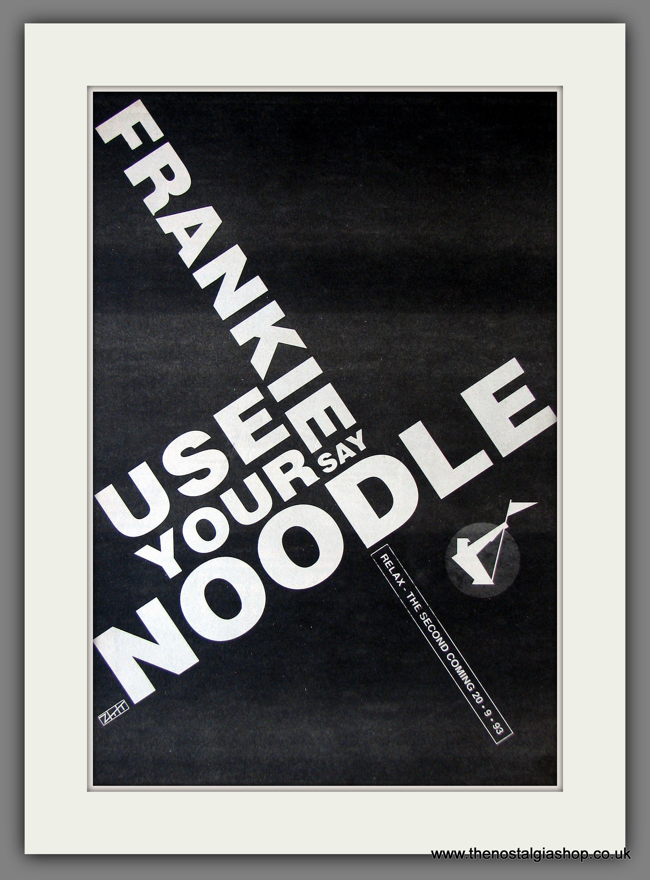 Frankie Goes To Hollywood. Relax, The Second Coming. Original Advert 1 ...