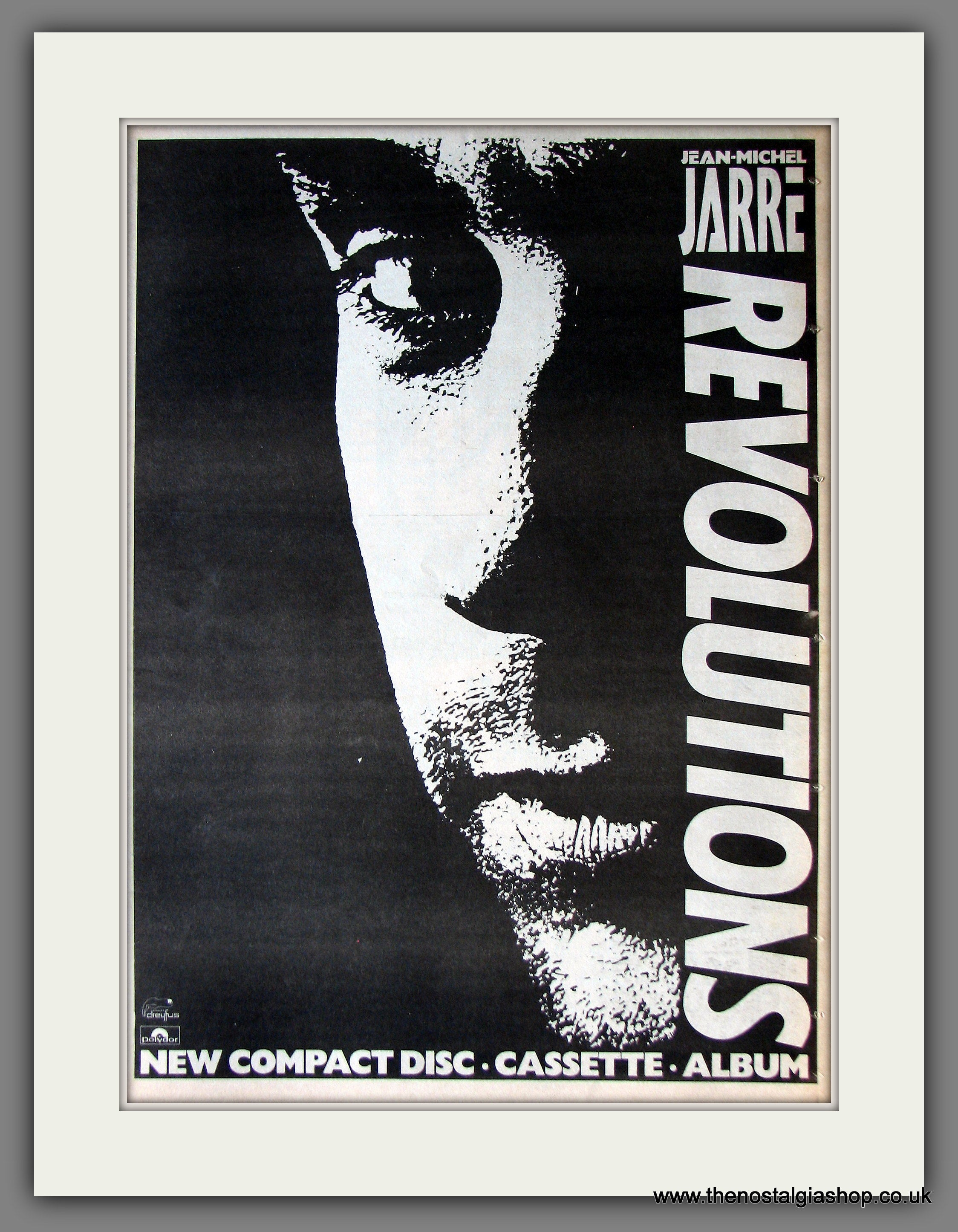 Jean Michel Jarre. Revolutions. Original Advert 1988 (ref AD13842 ...