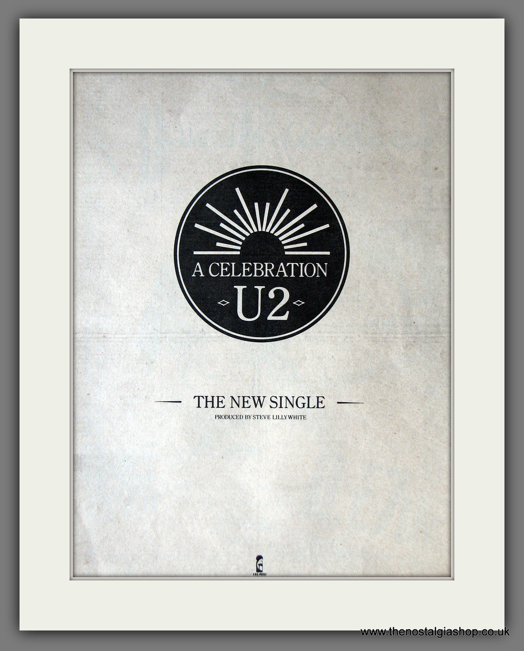U2 A Celebration. Original Advert 1982 (ref AD13860) – The Nostalgia Shop