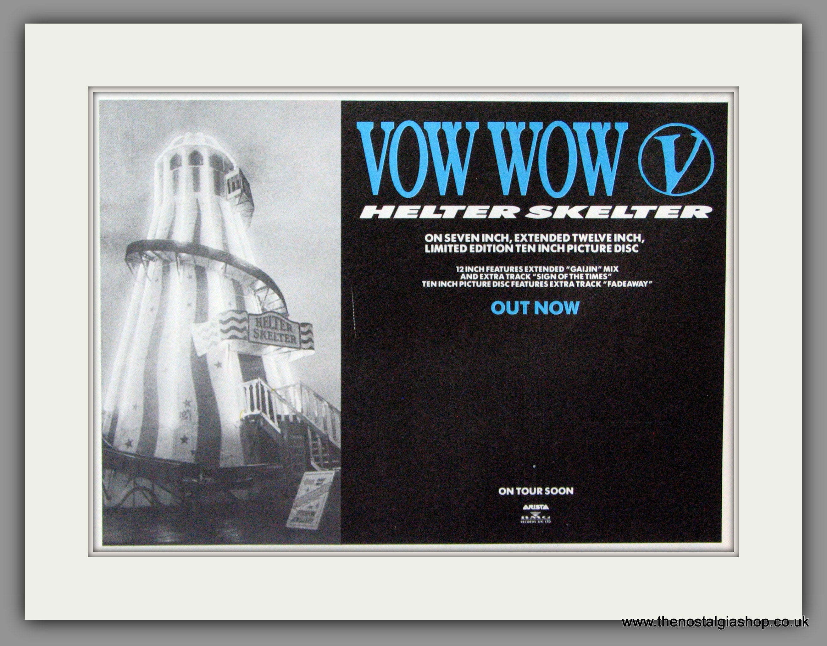Vow Wow. Helter Skelter. Original Advert 1989 (ref AD53342) – The ...