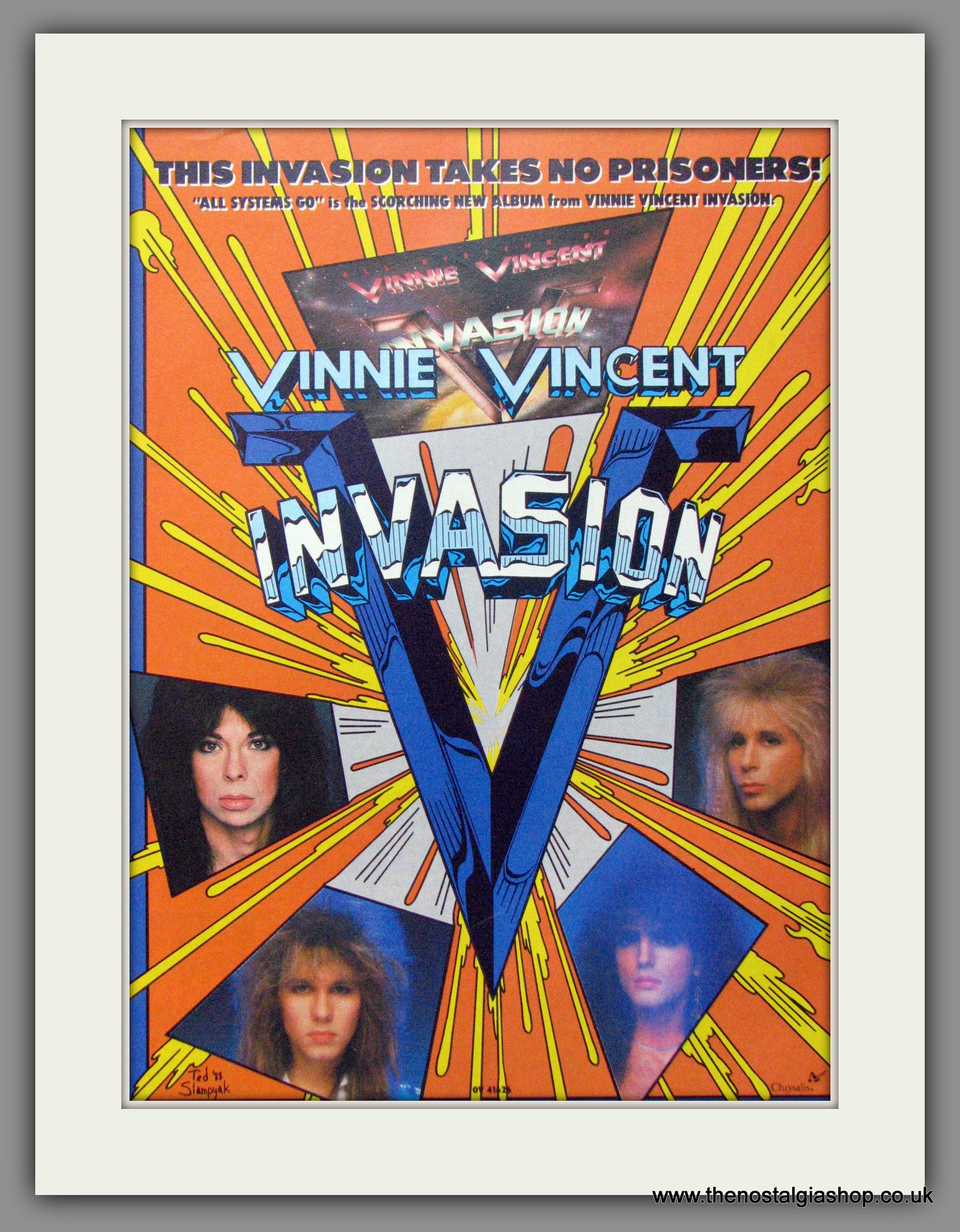Vinnie Vincent. Invasion. Original Advert 1986 (ref AD53353) – The ...