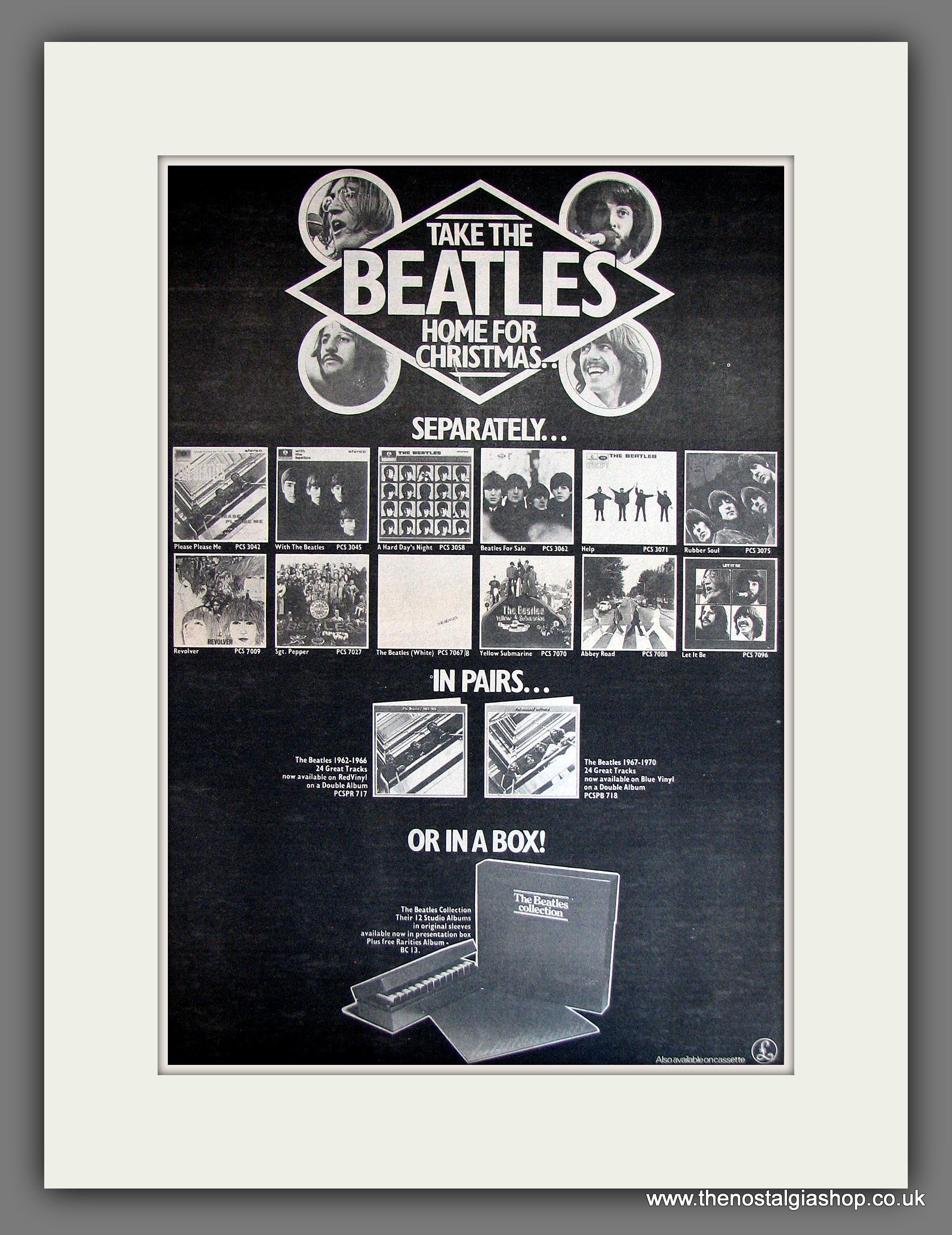 Beatles Collection. Vintage Advert 1978 (ref AD14036) – The Nostalgia Shop